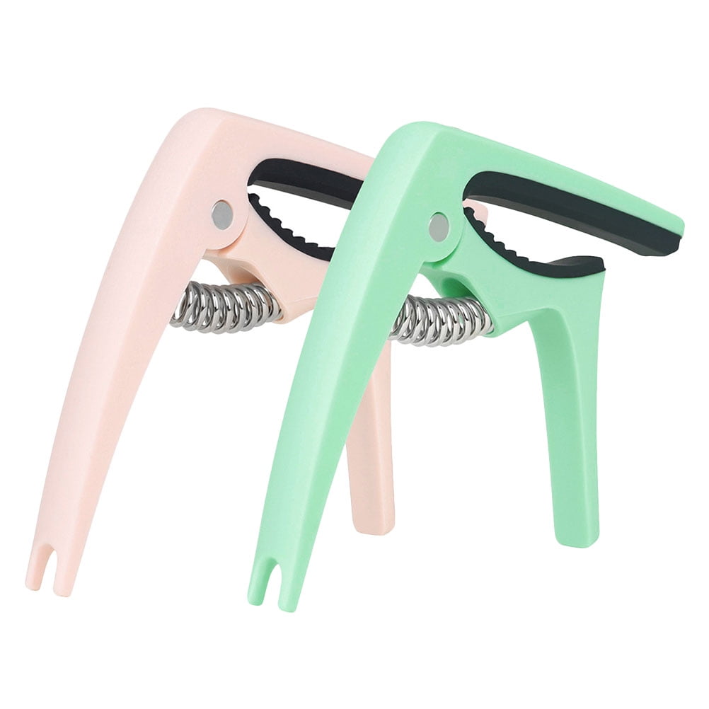 HOMEMAXS 2Pcs Plastic Guitar Capo Acoustic Guitar Capo Electric Guitar ...