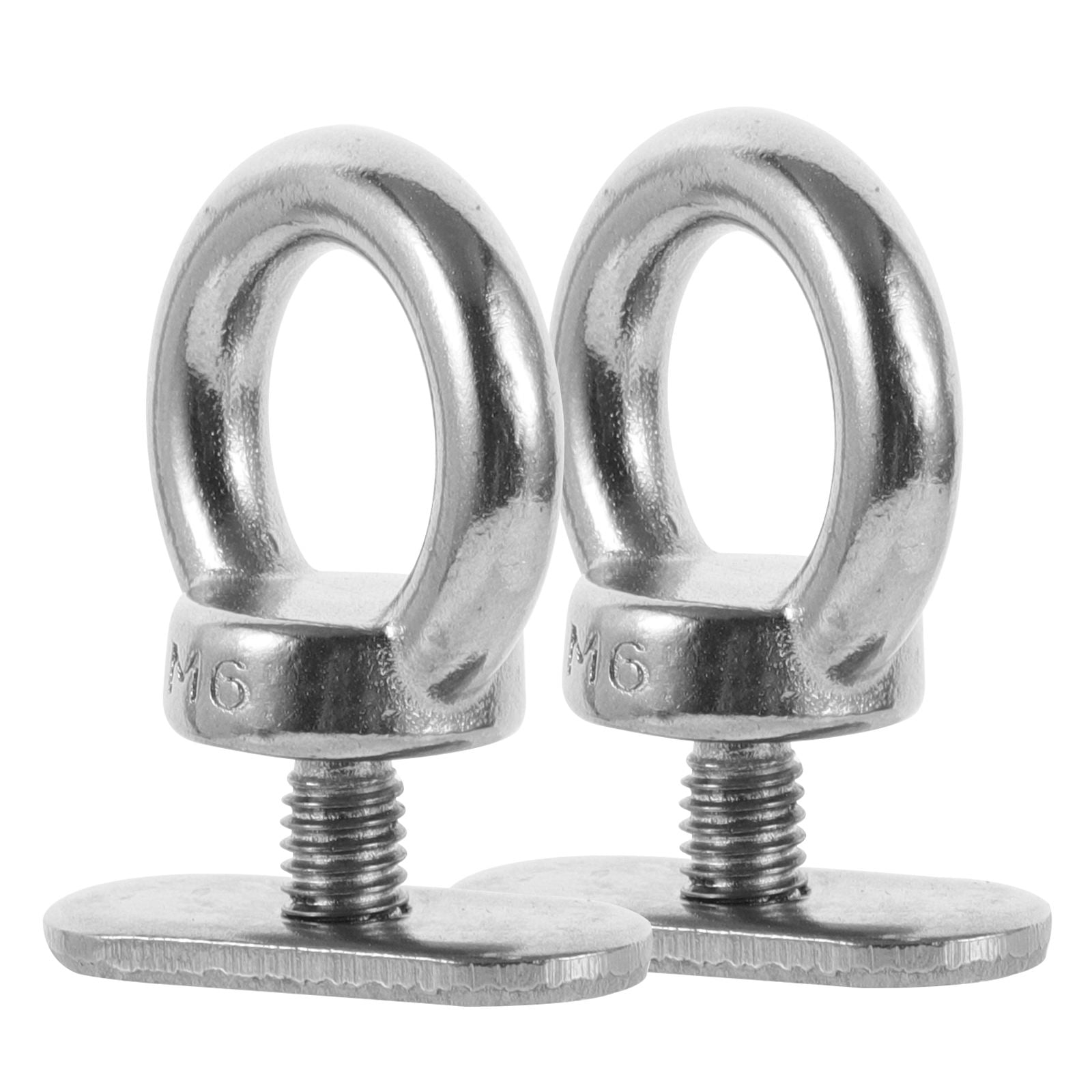 HOMEMAXS 2Pcs Tie Down Eyelets for Track Mount Stainless Steel Kayak ...