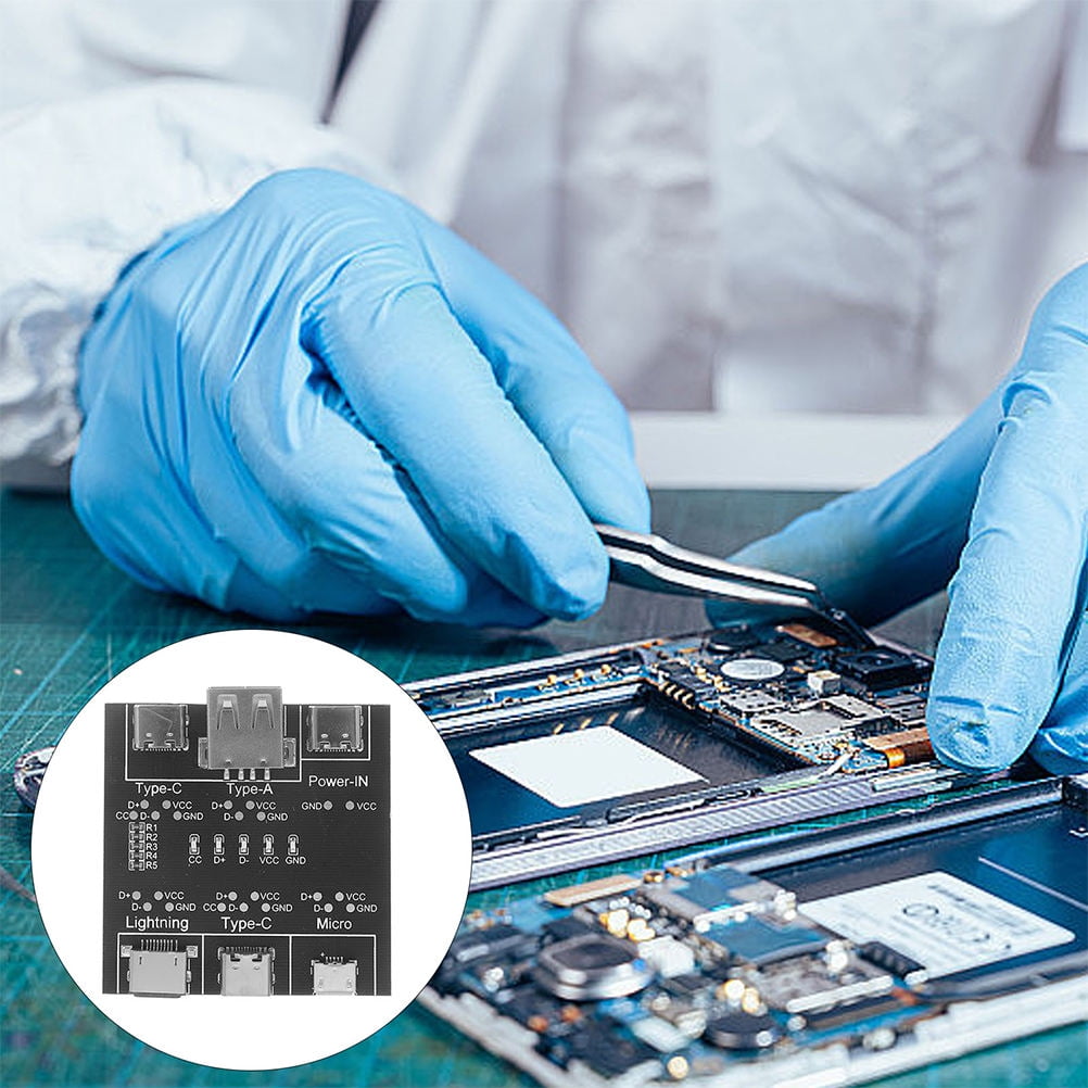 HOMEMAXS 2Pcs USB C Cable Tester Metal Checking Board USB Cable Tester ...