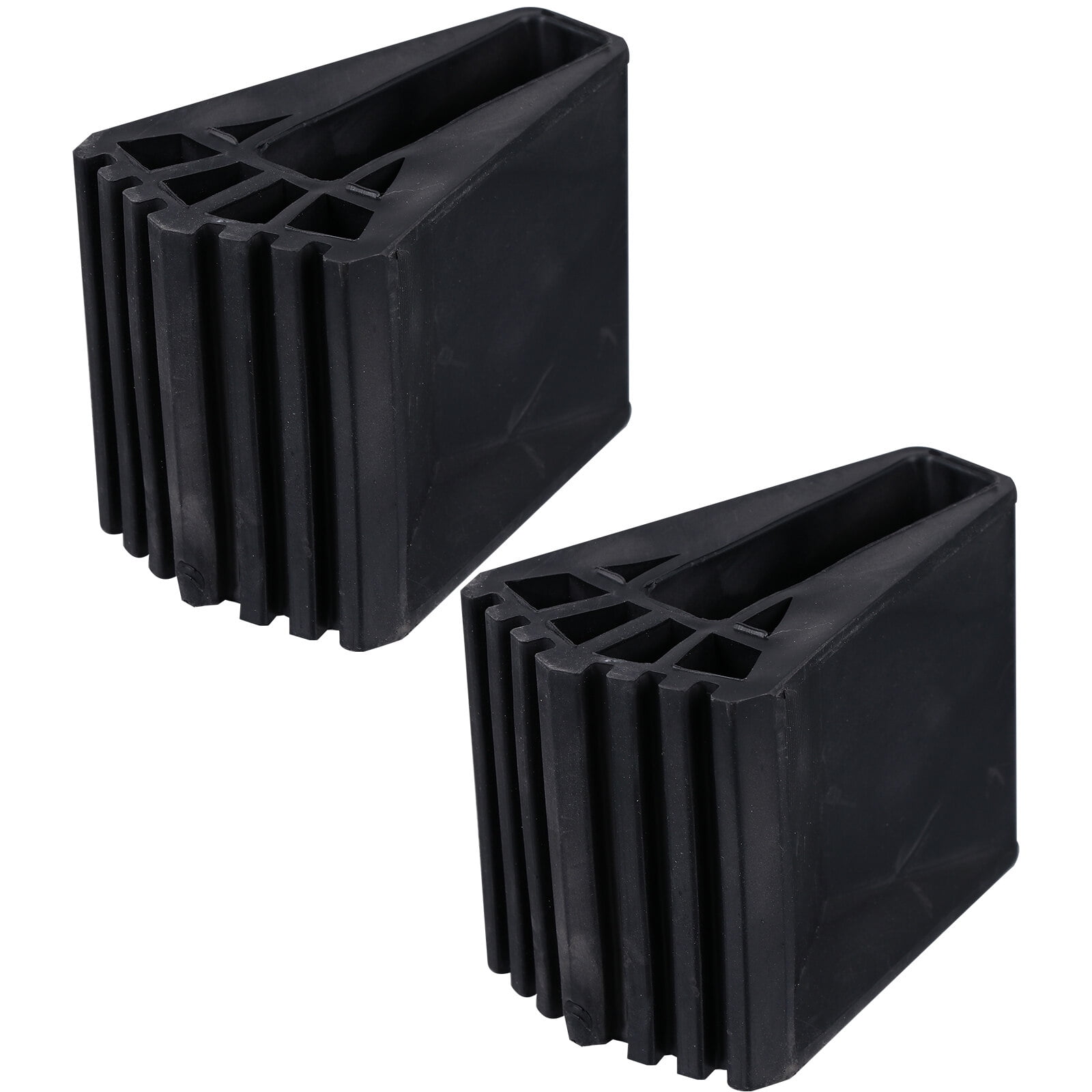 HOMEMAXS 2Pcs Black Rubber Anti-skid Floor Protection Pads for Ladder ...