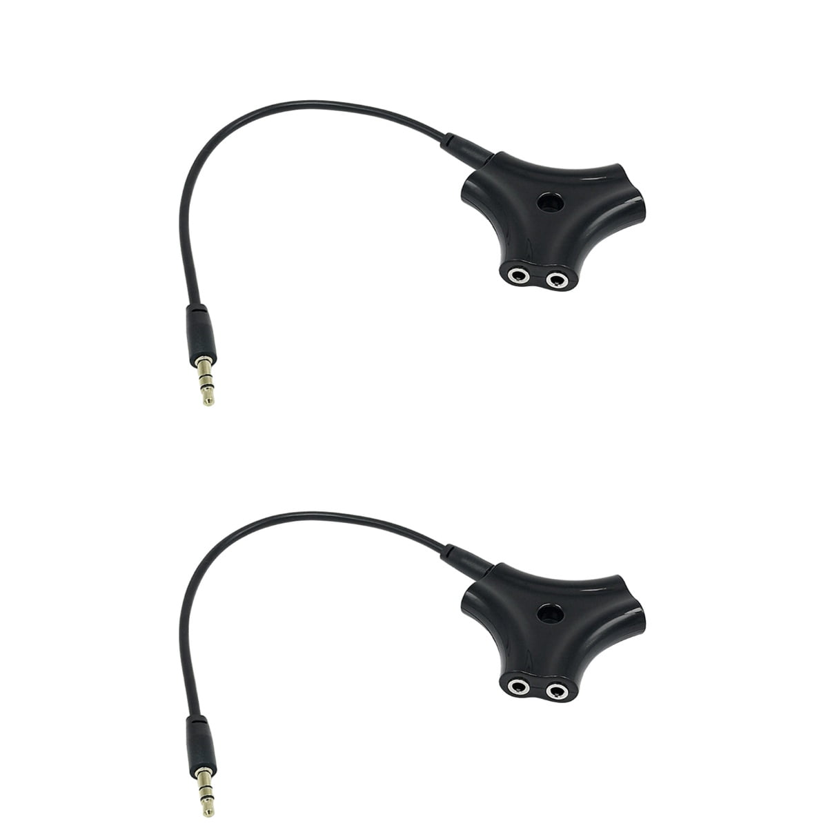 HOMEMAXS 2pcs 1 To 5 3.5mm Headset Audio Signal Splitter Practical ...