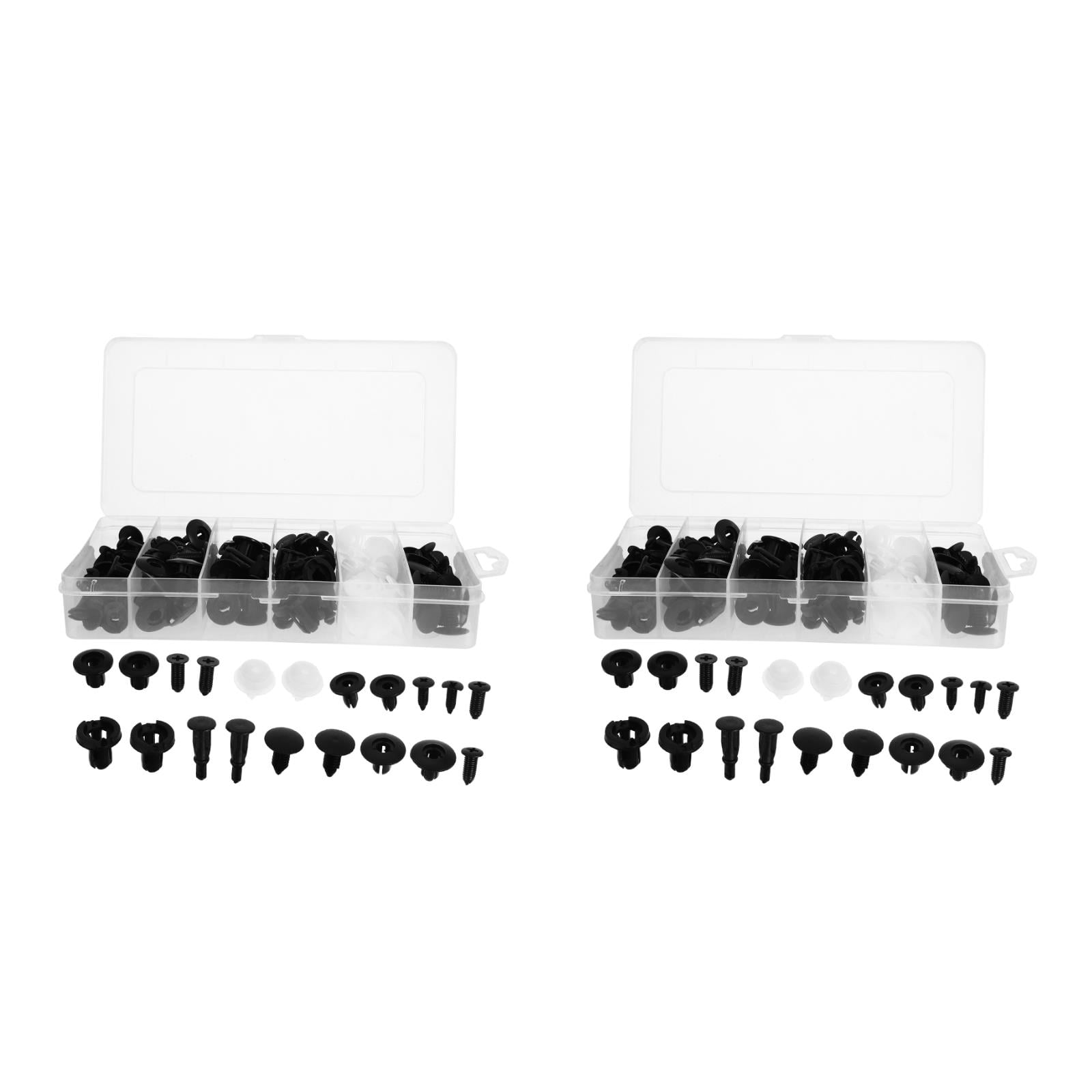 HOMEMAXS 2pcs 100 Bumper Retainer Clips Car Rivets Fasteners Car Retainer Clips Rivet Clips ...