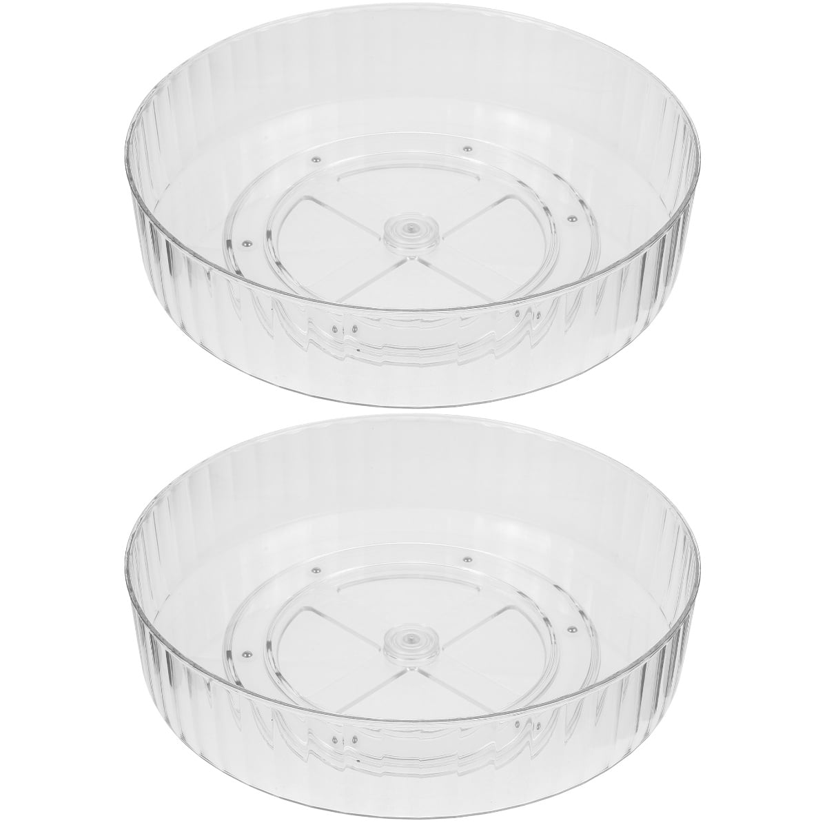 HOMEMAXS 2pcs 360 Rotating Storage Tray Large Capacity Organizer ...