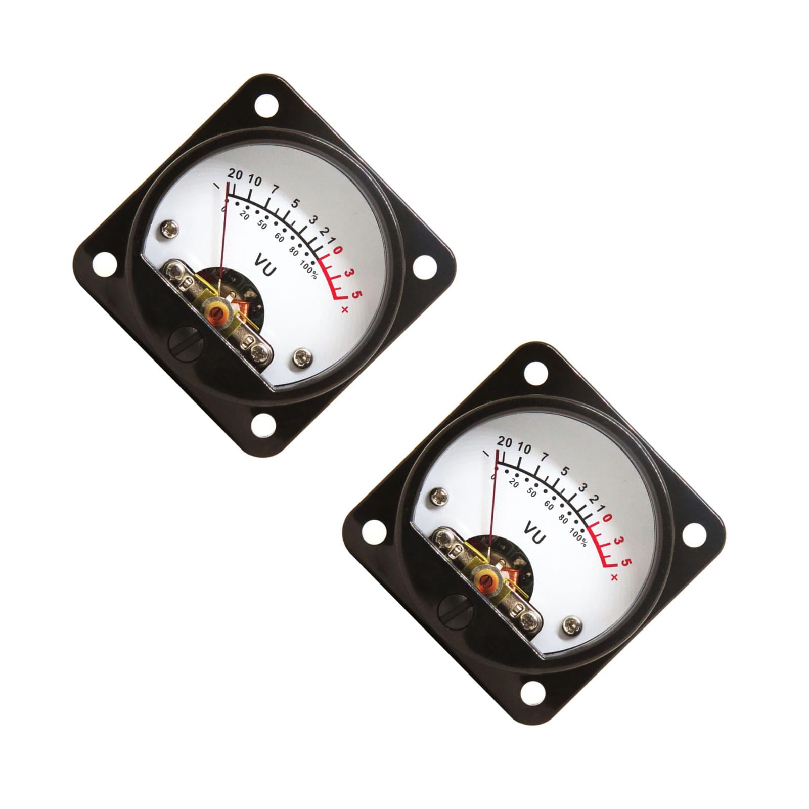 2pcs 45mm Amplifier Table VU Meter Head Amplifier Level Sound Pressure ...