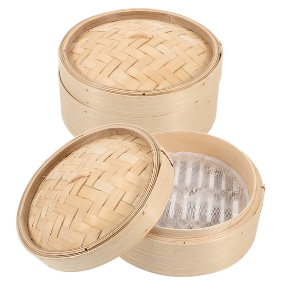Shop Bamboo Steamer Baskets for Healthy Home Cooking at Walmart