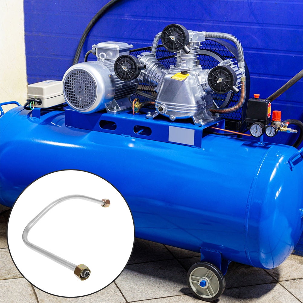 HOMEMAXS 2pcs Air Compressor Pipe Exhaust Hoses Aluminum Air Compressor ...