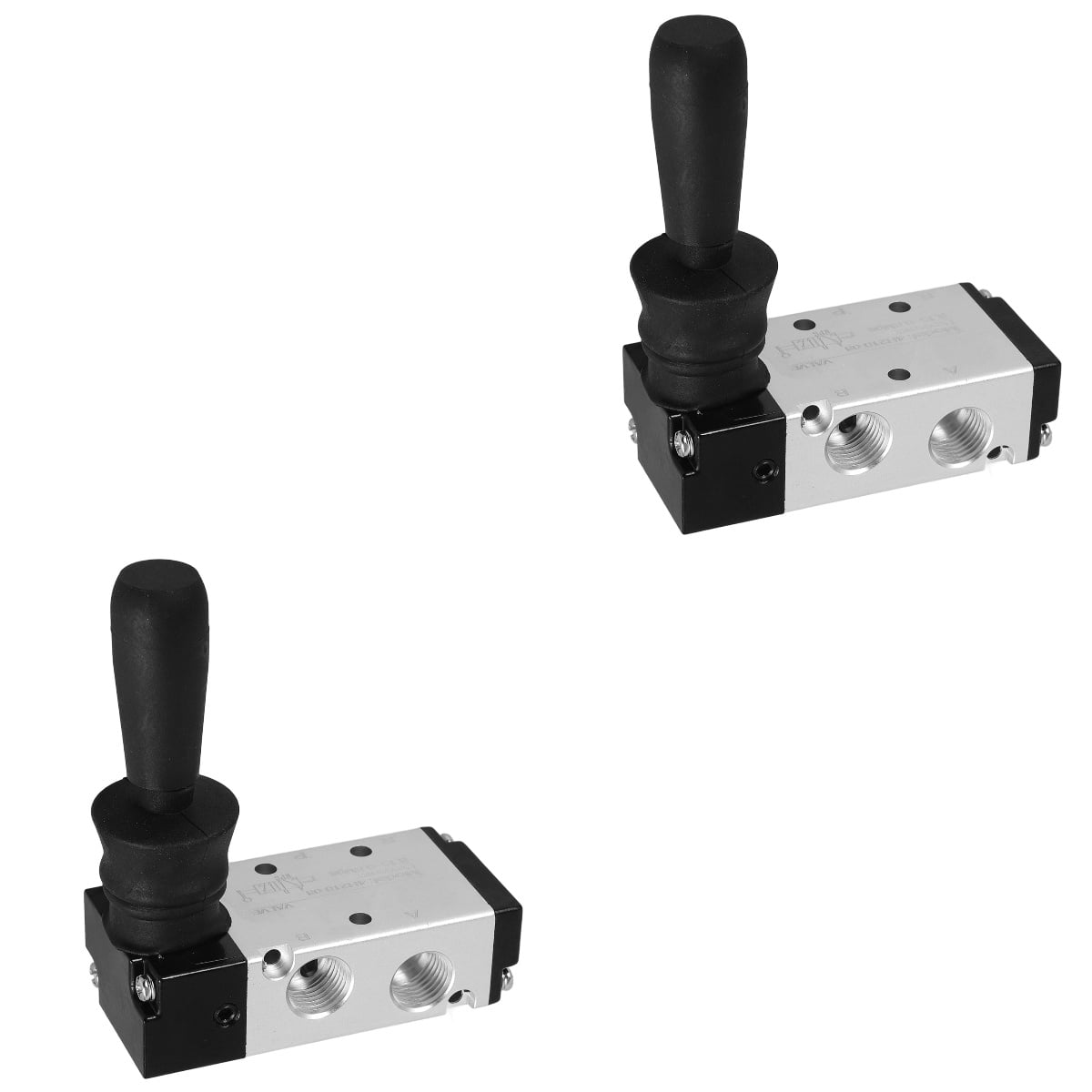 2pcs Air Hand Lever Operated Valve Pneumatic Control Tool Manual ...