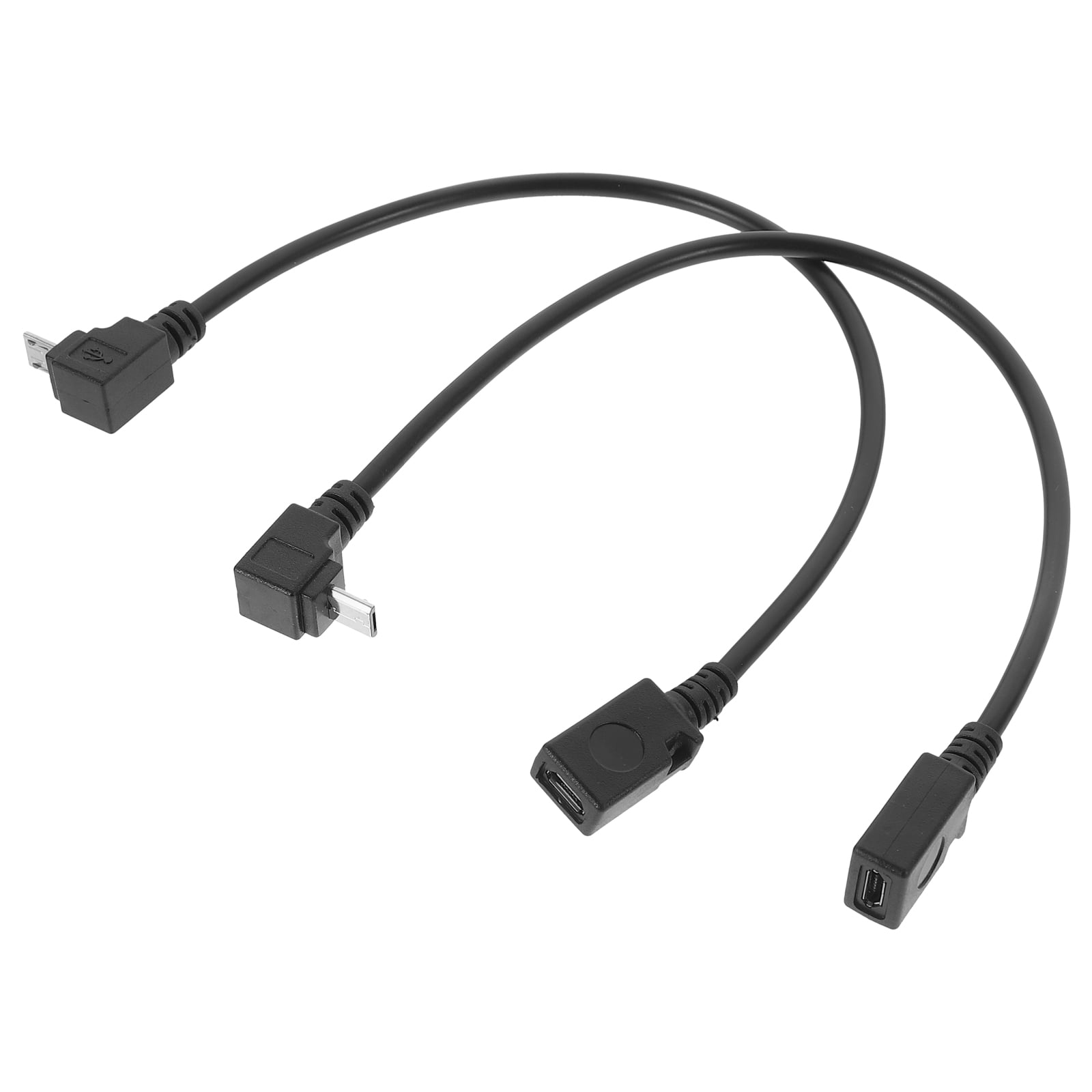 HOMEMAXS 2pcs Angled Micro USB Charging Cable Data Sync Wire USB A To ...