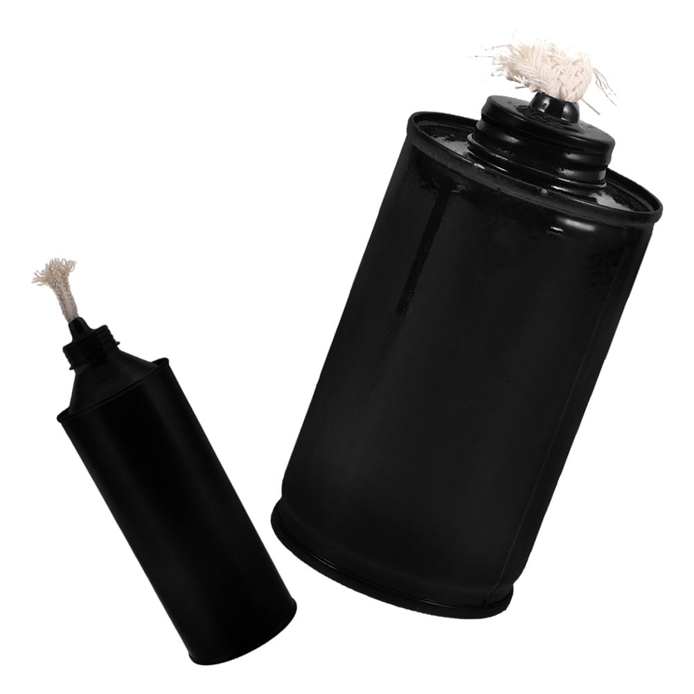 HOMEMAXS 2pcs Bamboo Torch Canisters Refillable Oil Torch Replacement ...