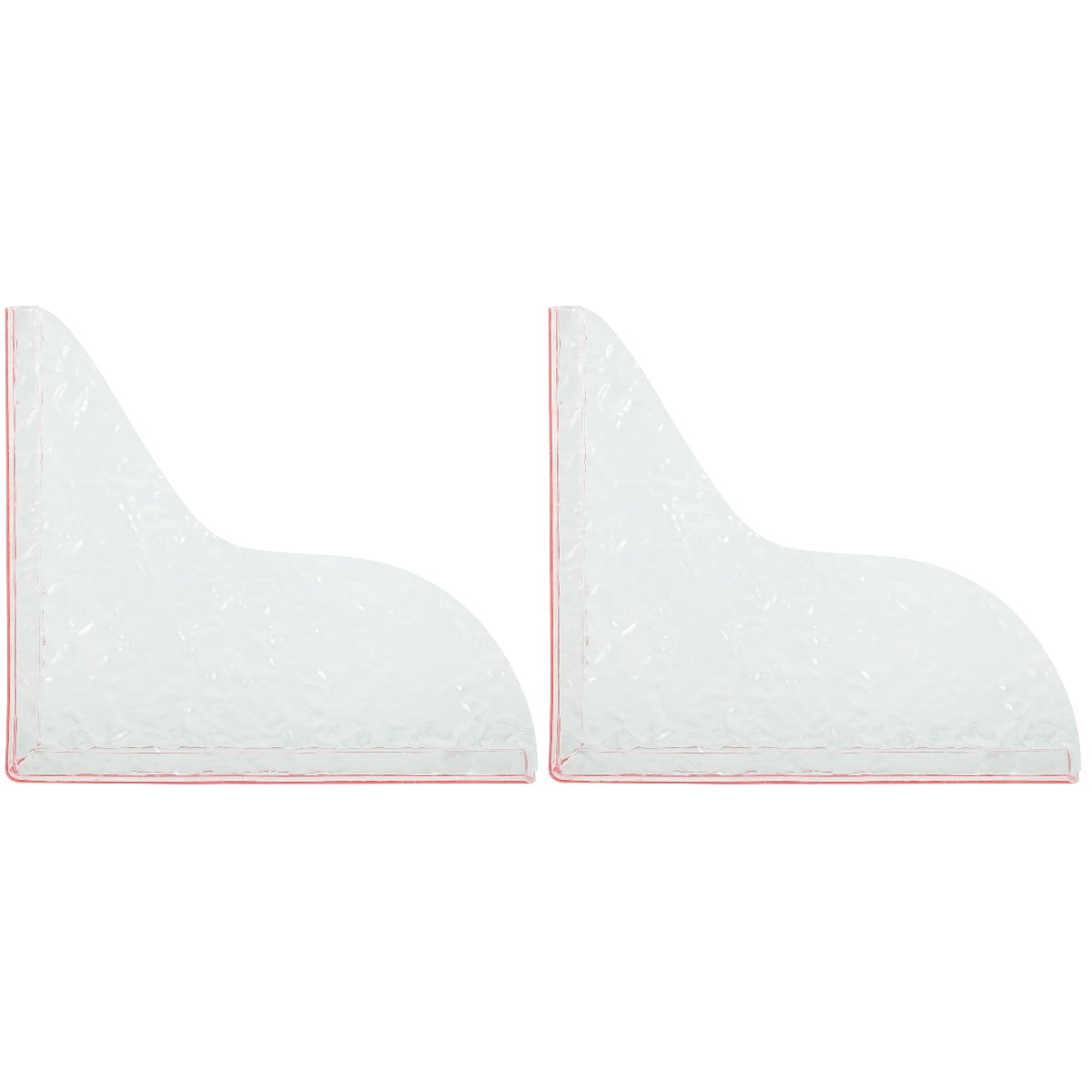 HOMEMAXS 2pcs Bathtub Corner Splash Guard Acrylic Tub Corner Splash ...
