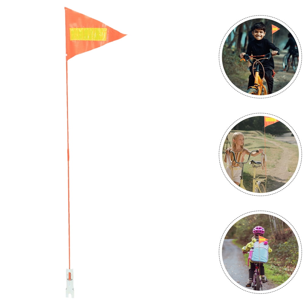 HOMEMAXS 2pcs Bike Safety Flag Bike Flag Ornament Replacement Safety ...