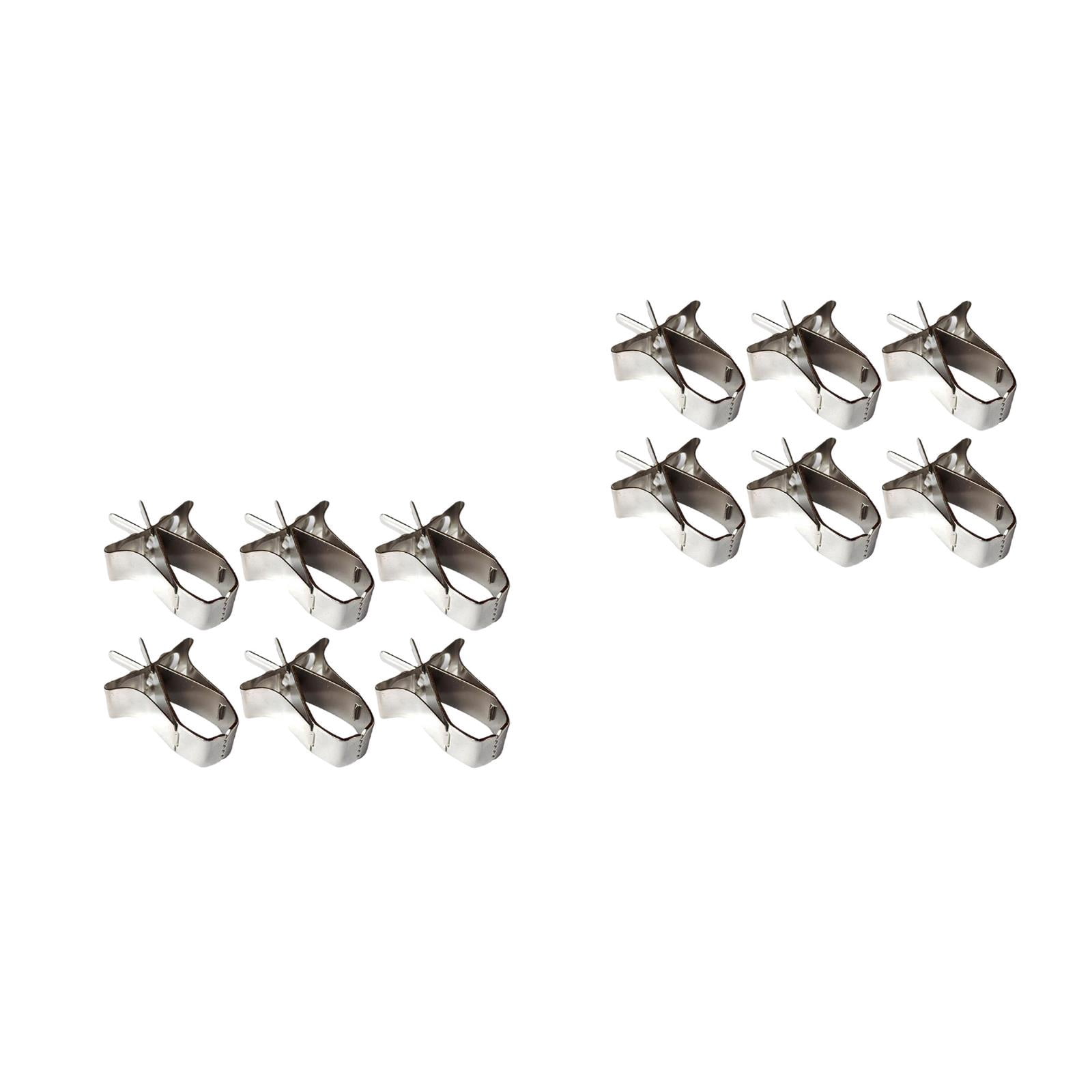 HOMEMAXS 2pcs Birds Holders: 6Pcs Parrot Fruit Vegtable Clips Stainless ...