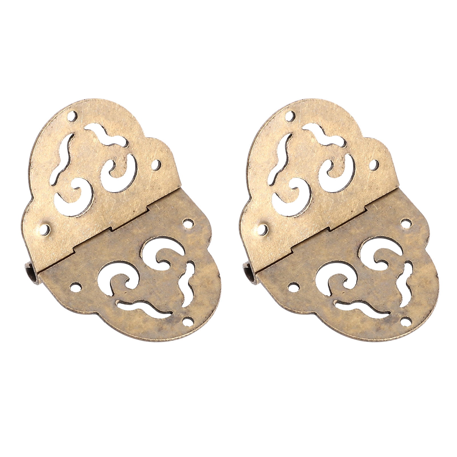 HOMEMAXS 2pcs Brass Hinges Heavy Duty Furniture Hinges Wooden Box ...
