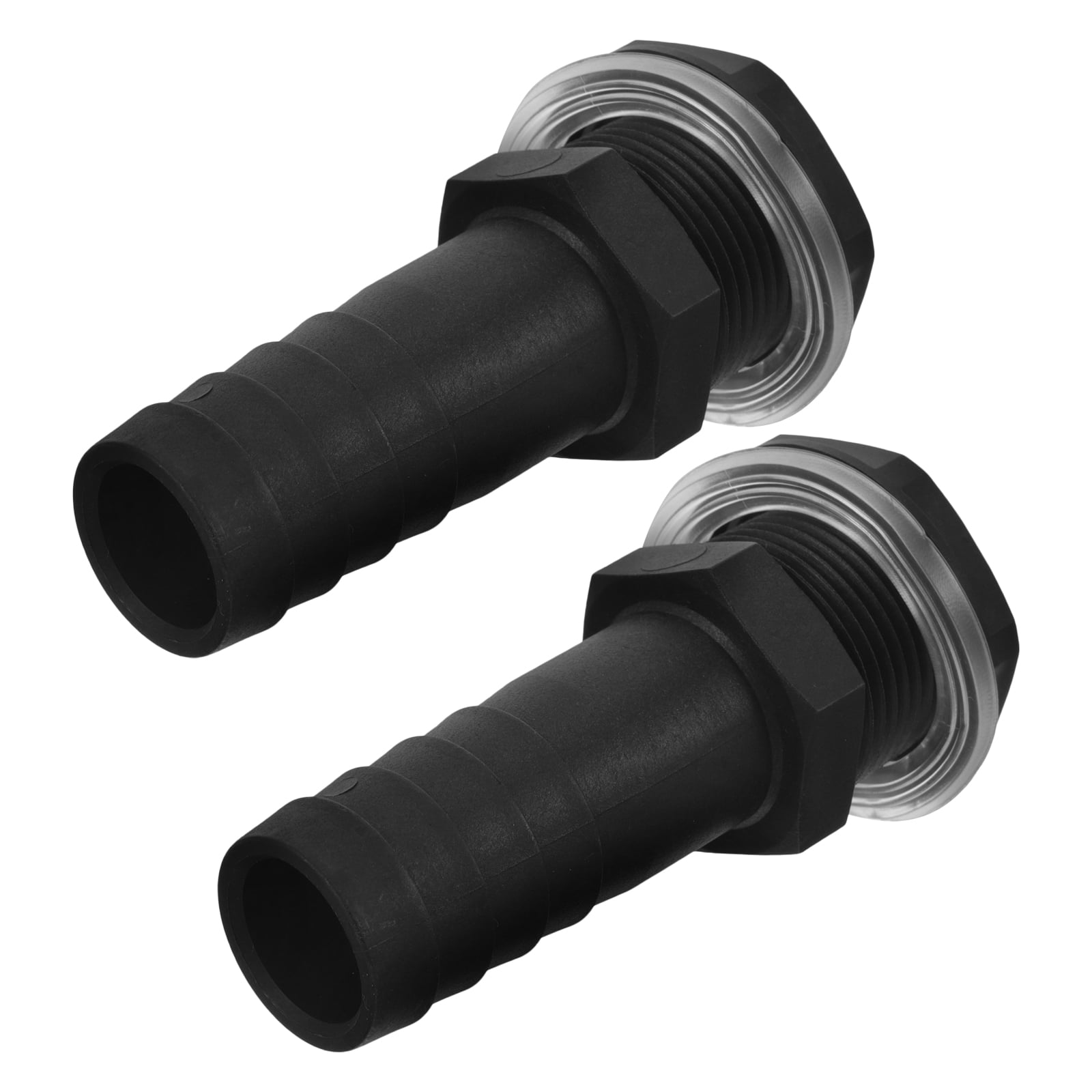 HOMEMAXS 2pcs Bulkhead Fittings Water Tank Connector Adapter Barrel ...