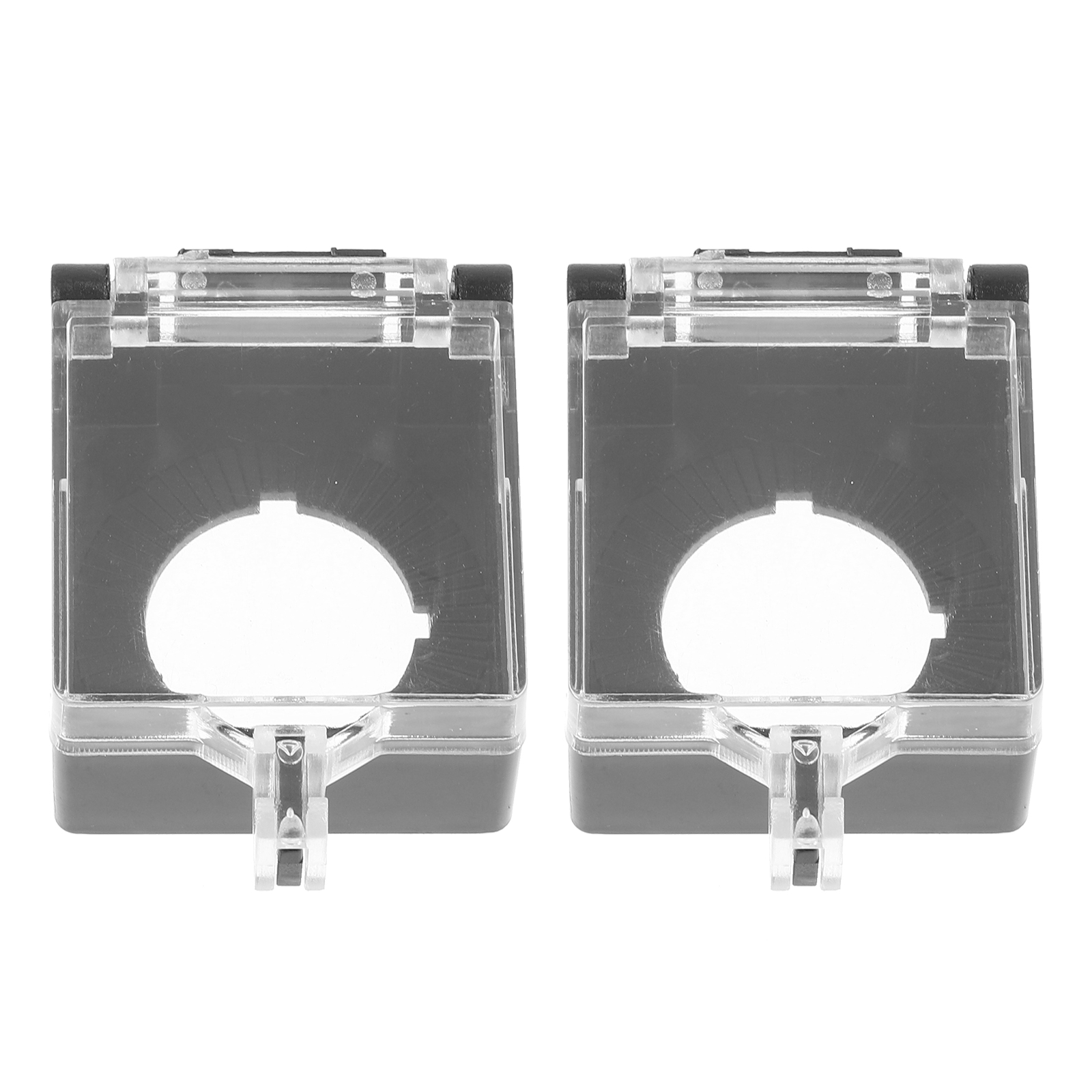 HOMEMAXS 2pcs Button Cover Push Button Guard 22mm Lockable Push Button ...