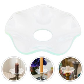 Candle Drip Protectors for Home Use in Clear and Silver Options