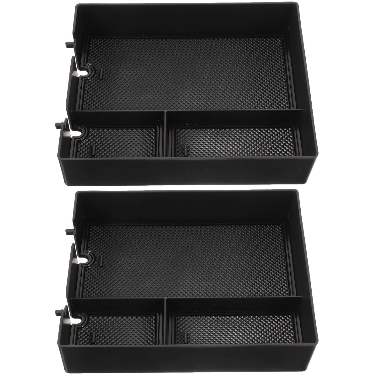 HOMEMAXS 2pcs Car Central Center Console Organizer Insert Tray Car ...