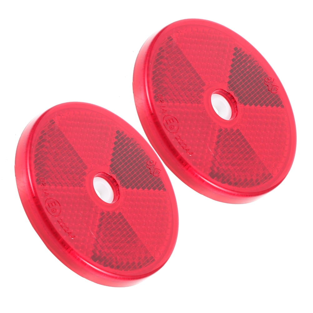 HOMEMAXS 2pcs Car Reflectors Truck Reflectors Vehicle Reflectors Round ...