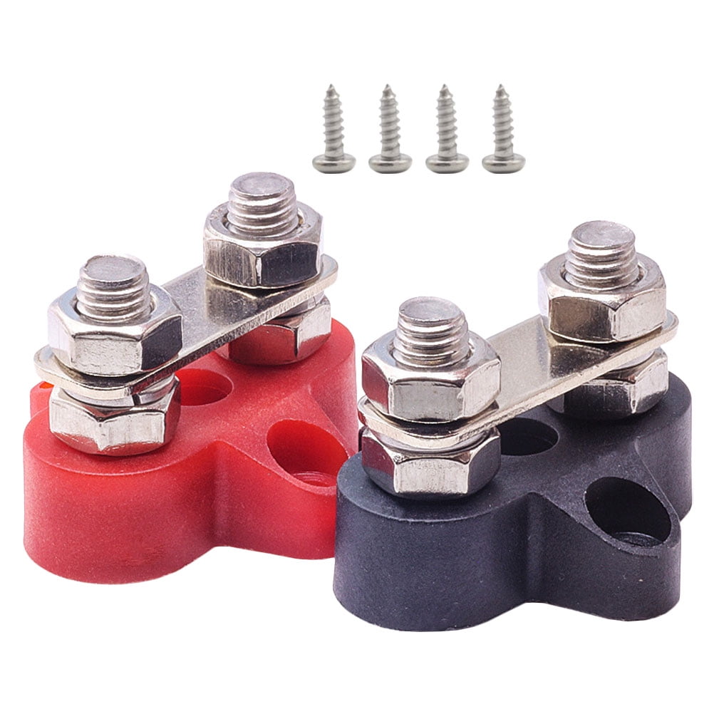 HOMEMAXS 2pcs Car Terminal Strip Distribution Terminal Bus Bar Terminal ...