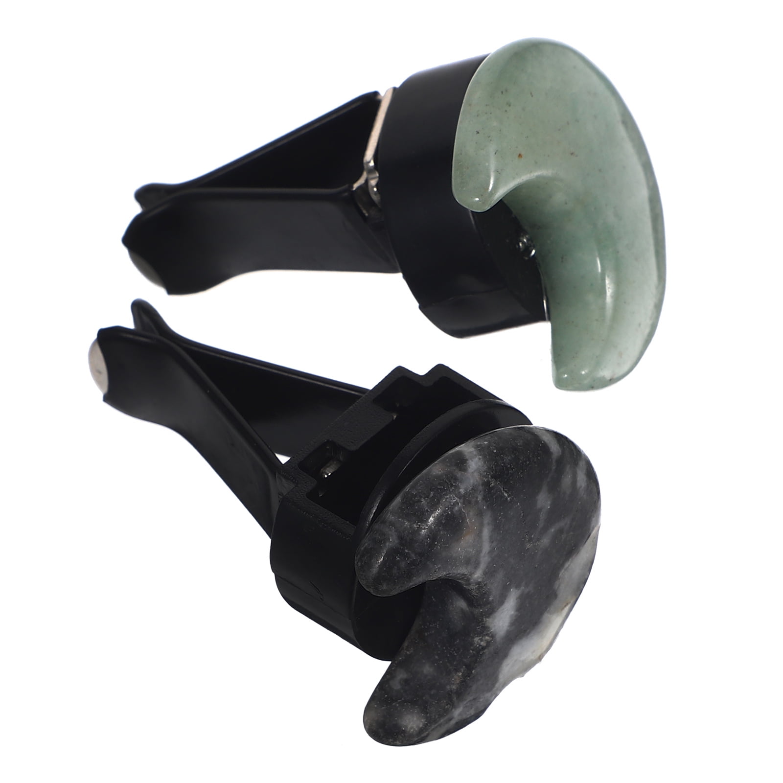 HOMEMAXS 2pcs Car Vent Diffuser Clips Moon Shaped Air Outlet Fresheners ...