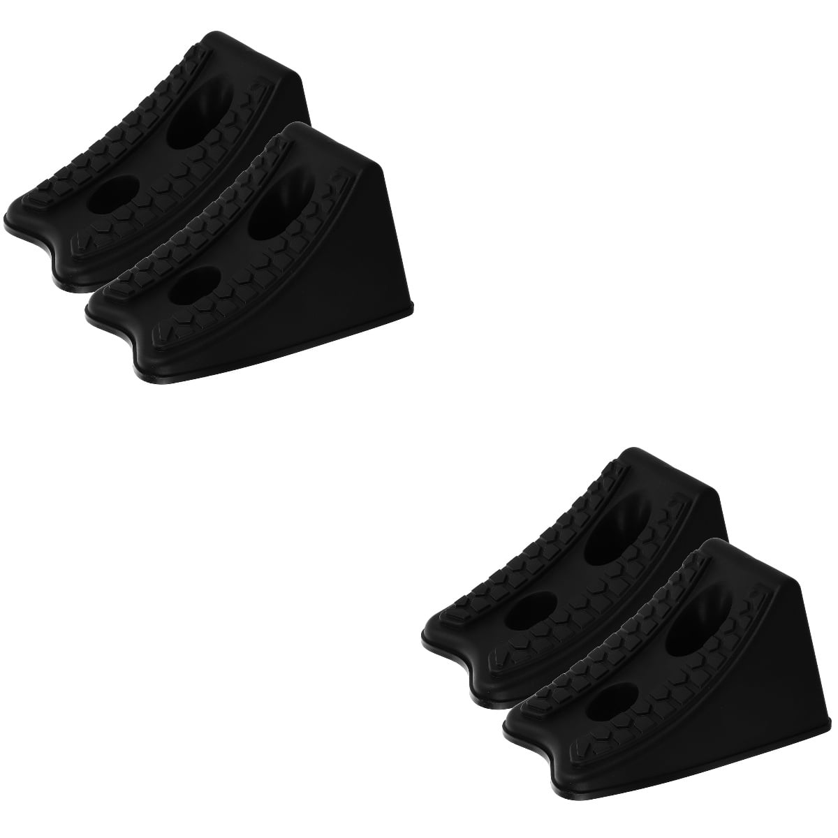 2pcs Car Wheel Chock Vehicle Tire Support Pad Chock Car Wheel Stopper ...