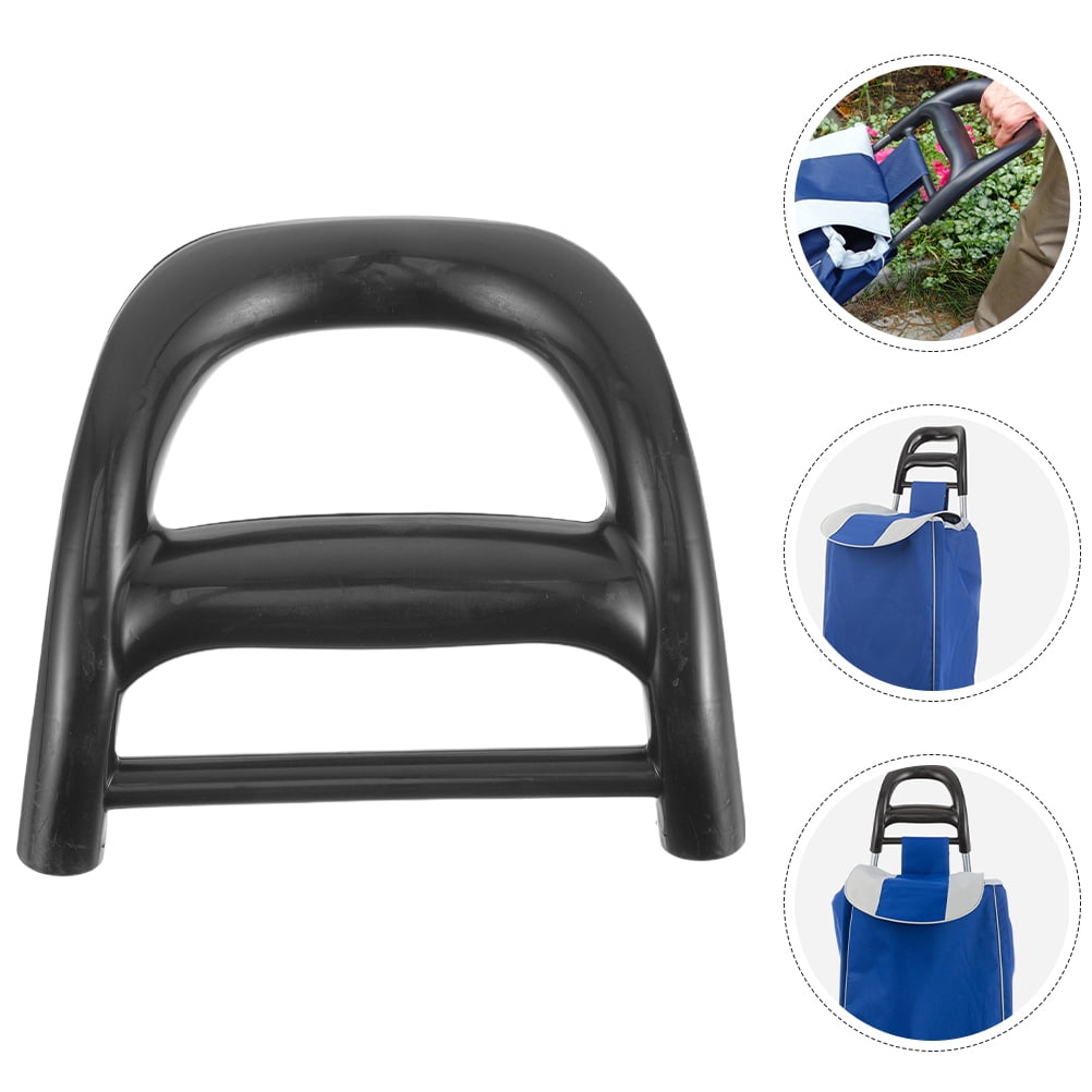 HOMEMAXS Black Plastic Shopping Cart Handle for Trolley Bag Parts ...