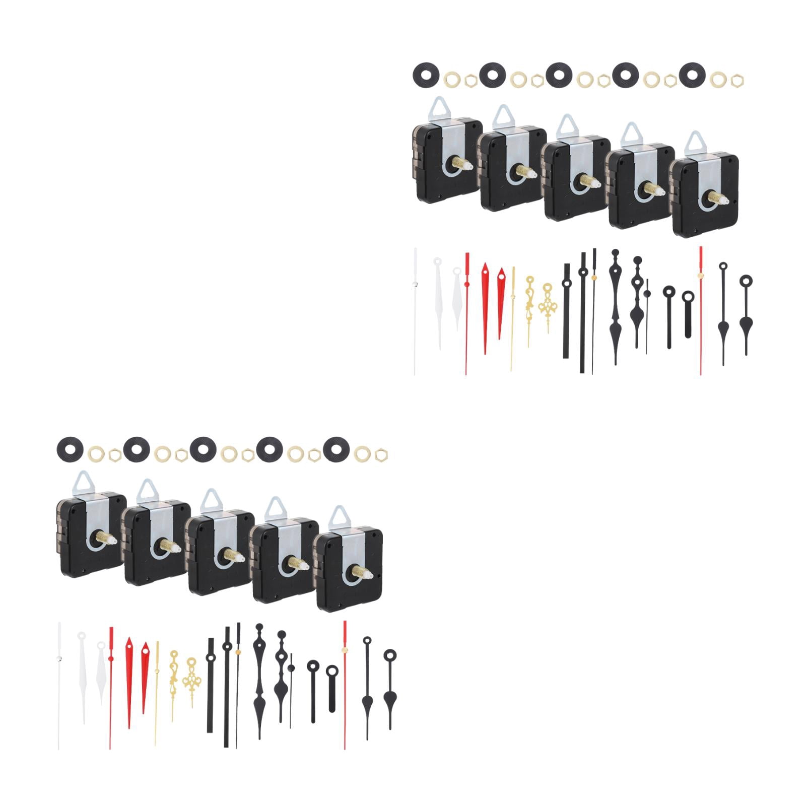 2pcs Clock Movement Mechanism Clock Hands: 5 sets High Torque Long ...