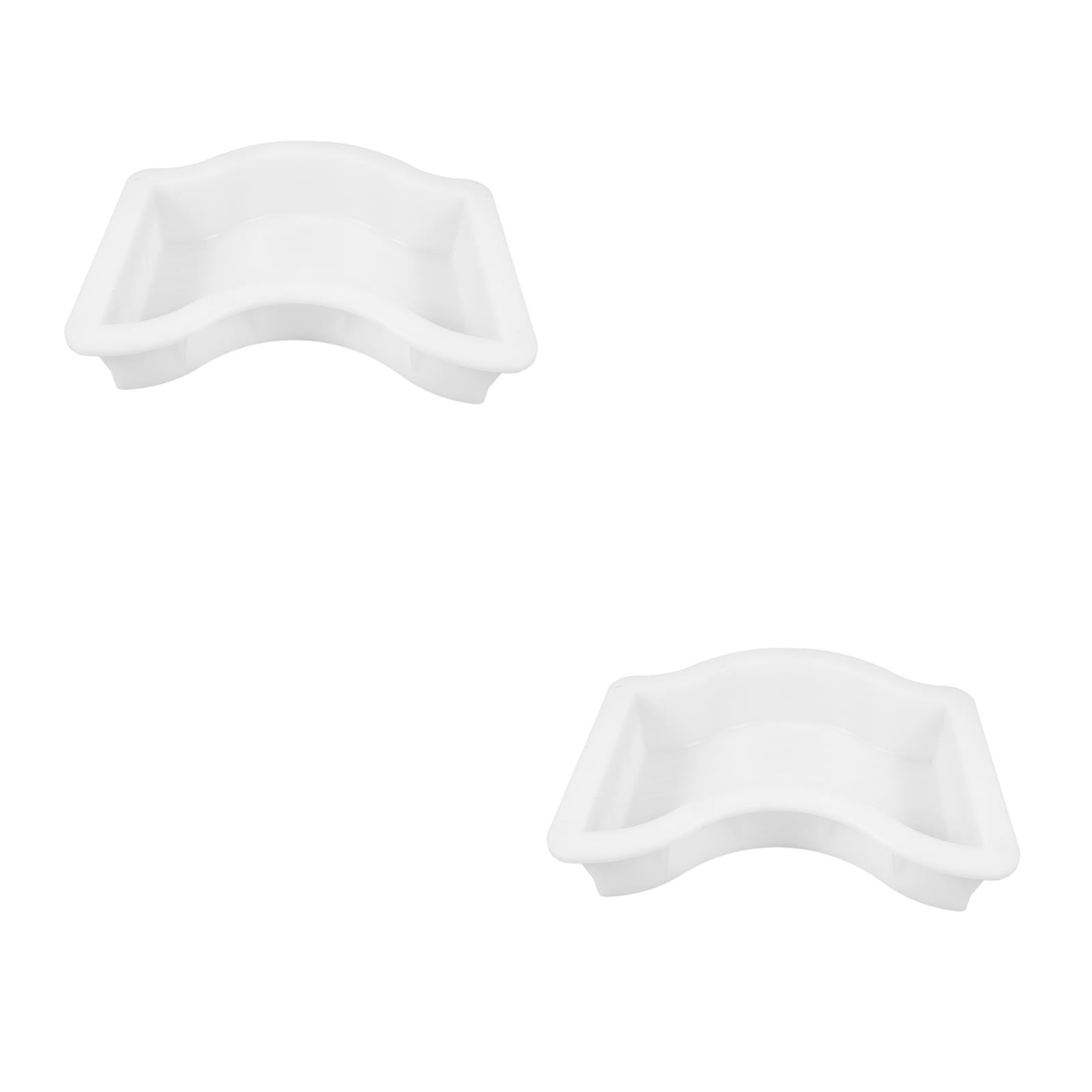 HOMEMAXS 2pcs Concrete Molds Cement Molds Forms Plastic Floor Tile Mold ...