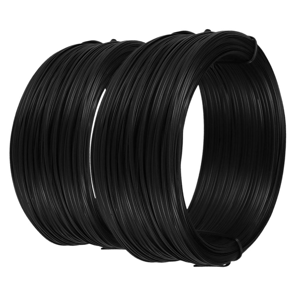HOMEMAXS 2pcs Craft Metal Wire Black Wire Black Paddle Wire Cable Tie ...