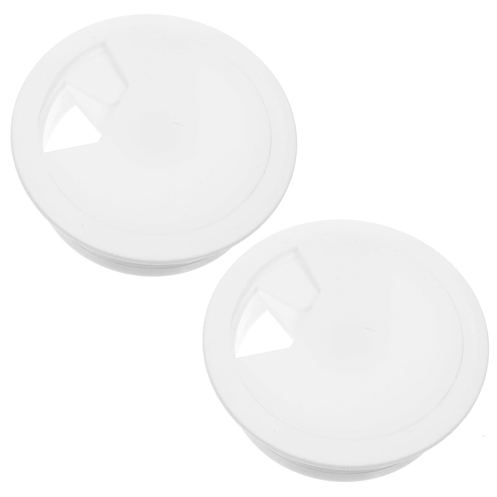 HOMEMAXS 2pcs Desk Cable Grommets Computer Table Wire Hole Cover Cable ...