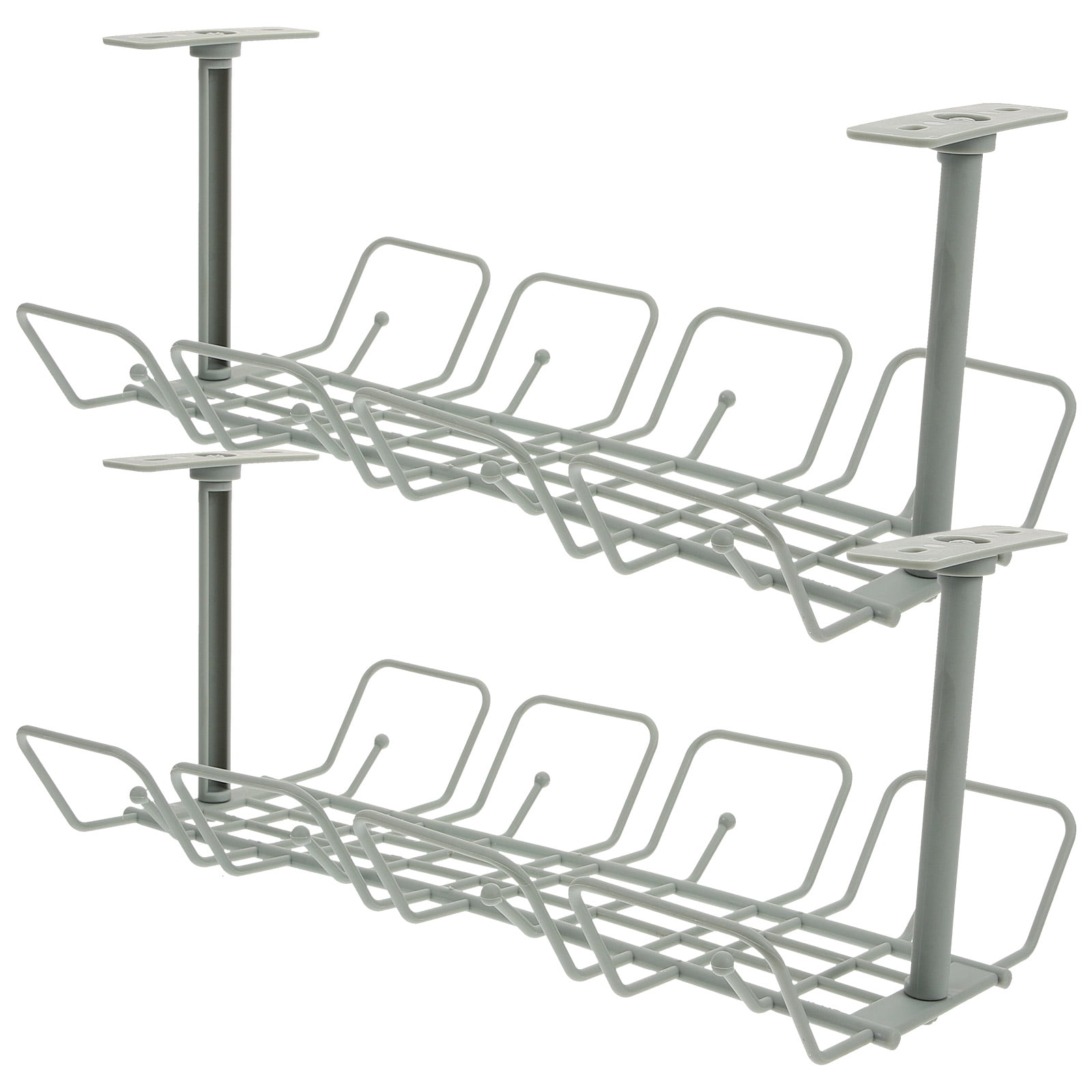 HOMEMAXS 2pcs Desk Cable Management Desk Cord Organizer Cable Rack ...