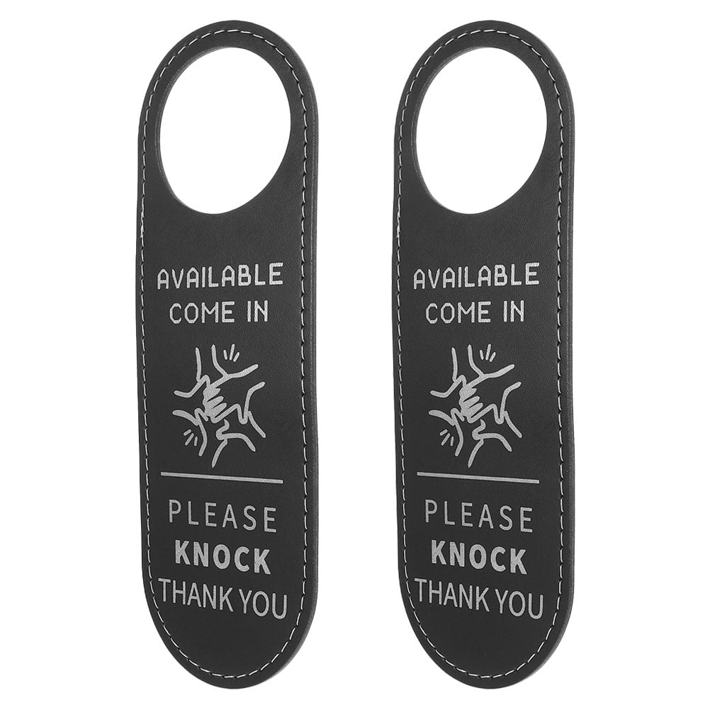 HOMEMAXS 2pcs Do Not Disturbing Door Hanger Sign Double Sided Please ...