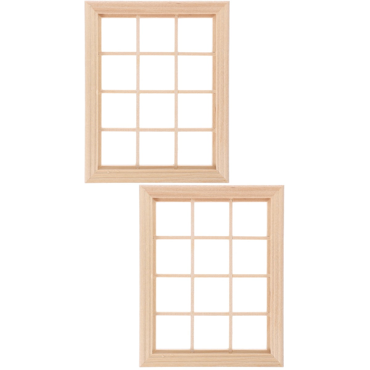 HOMEMAXS 2pcs Doll House Window Prop DIY Mini House Decoration Mini 12 ...