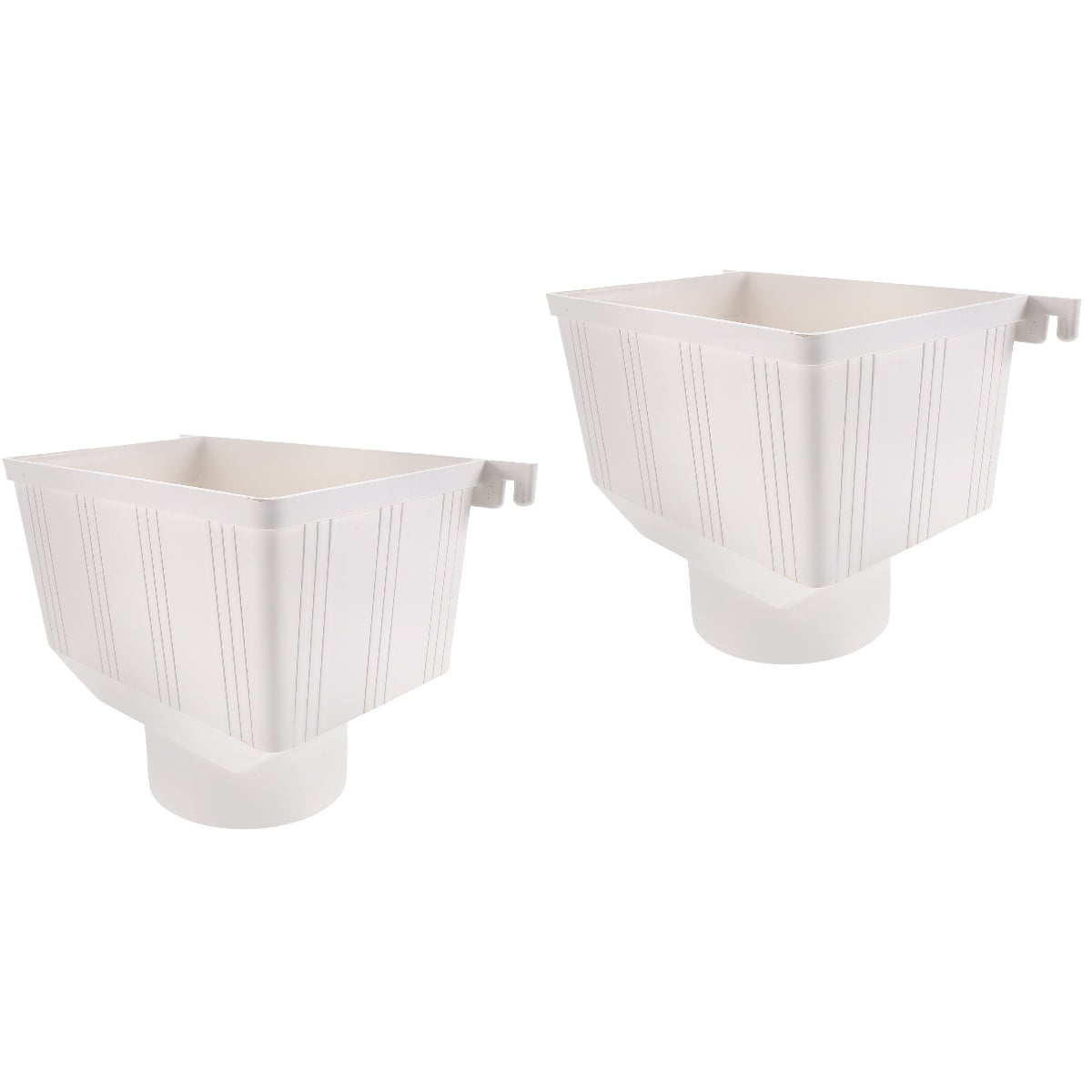 HOMEMAXS 2pcs Downspout Gutter Barrel Rainwater Gutter Diverter ...