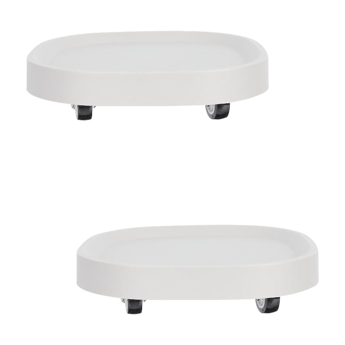 HOMEMAXS 2pcs with Easy Moving Caster Invisible Wheels, 8 Inch Square ...