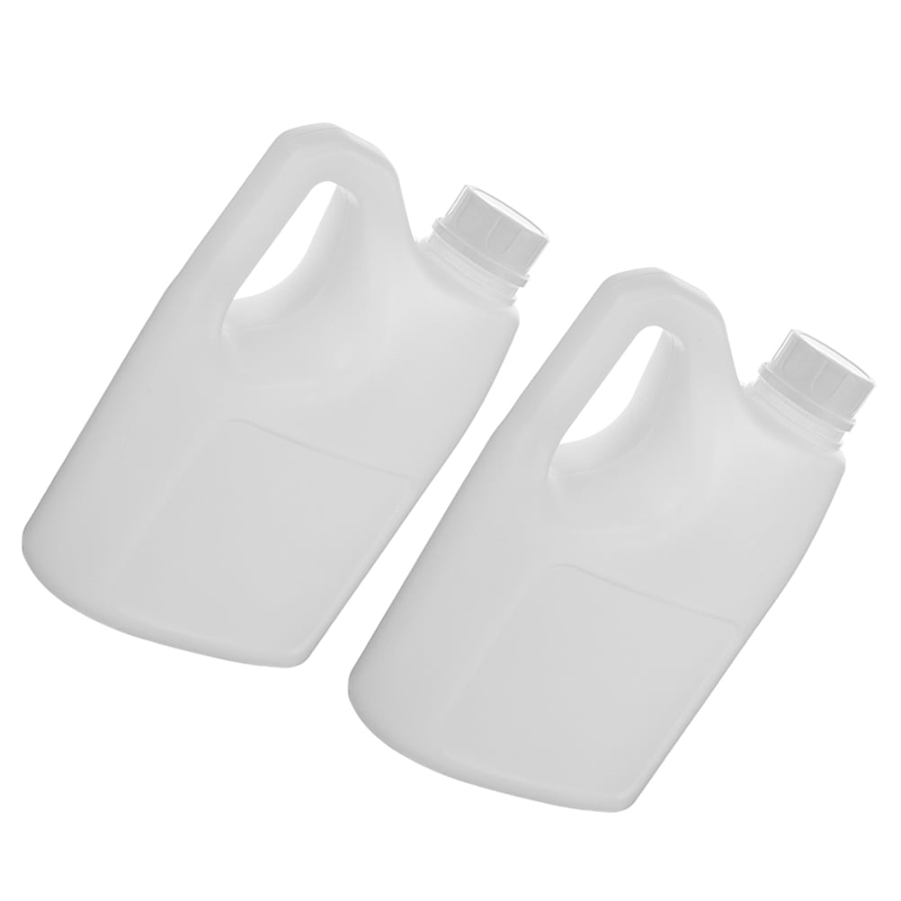 2pcs Empty Lidded Water Tank Plastic Jug With Portable Handle For ...