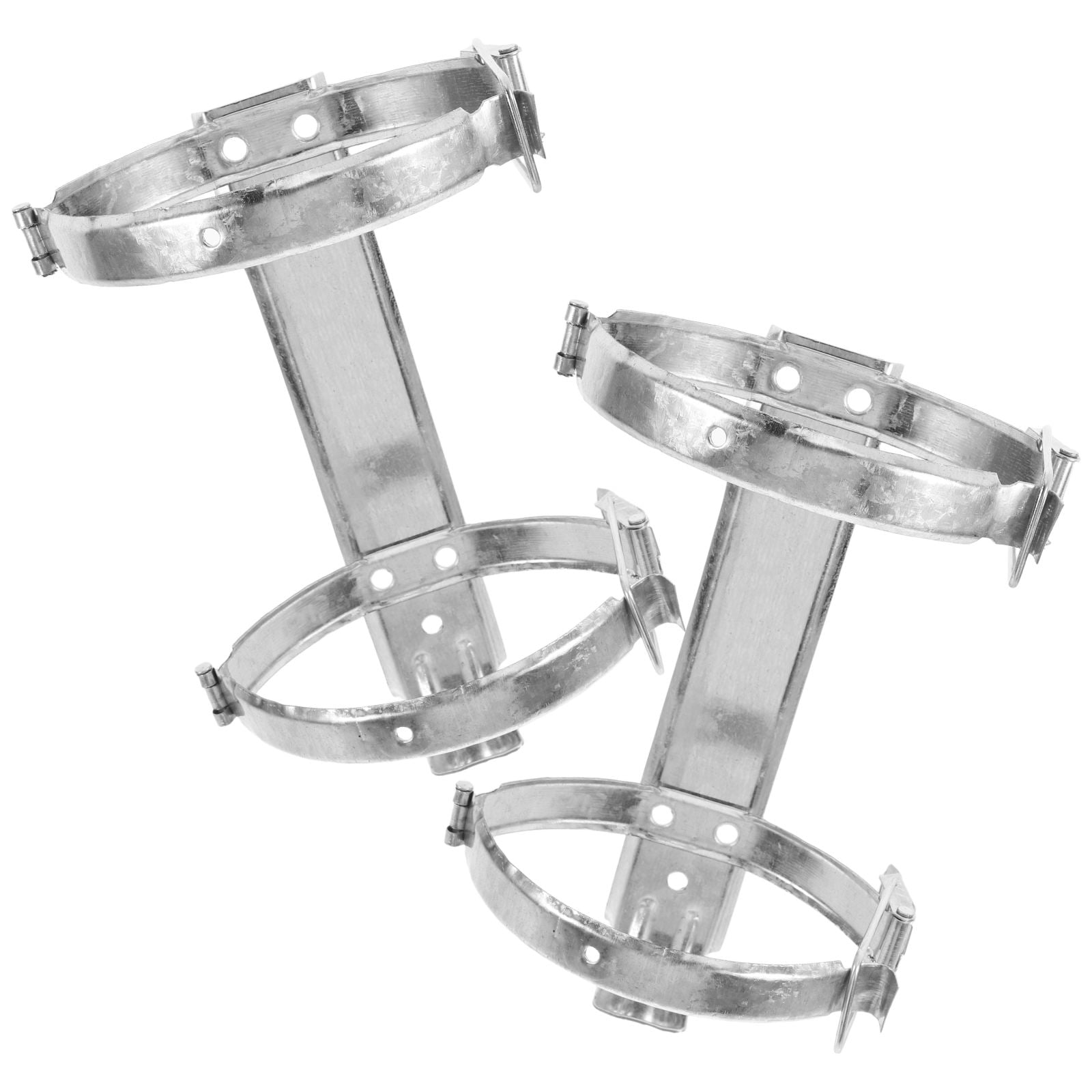 HOMEMAXS 2pcs Fire Extinguisher Wall Mount Holder Stainless Steel Fire ...