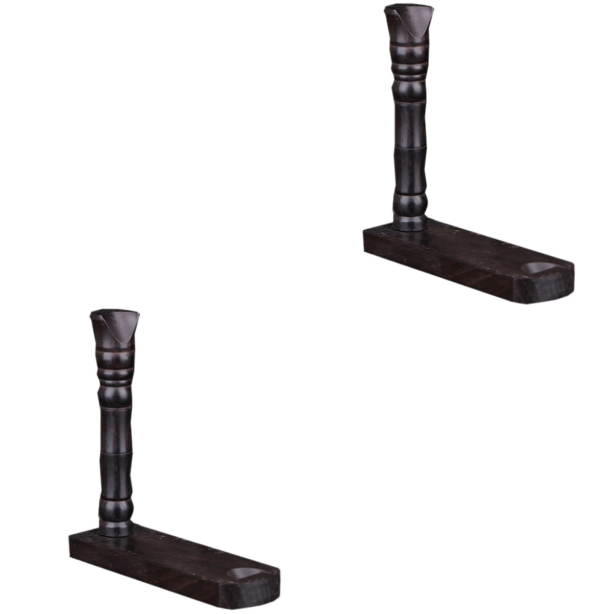 HOMEMAXS 2pcs Flute Display Rack Flute Collection Stand Wooden Flute ...
