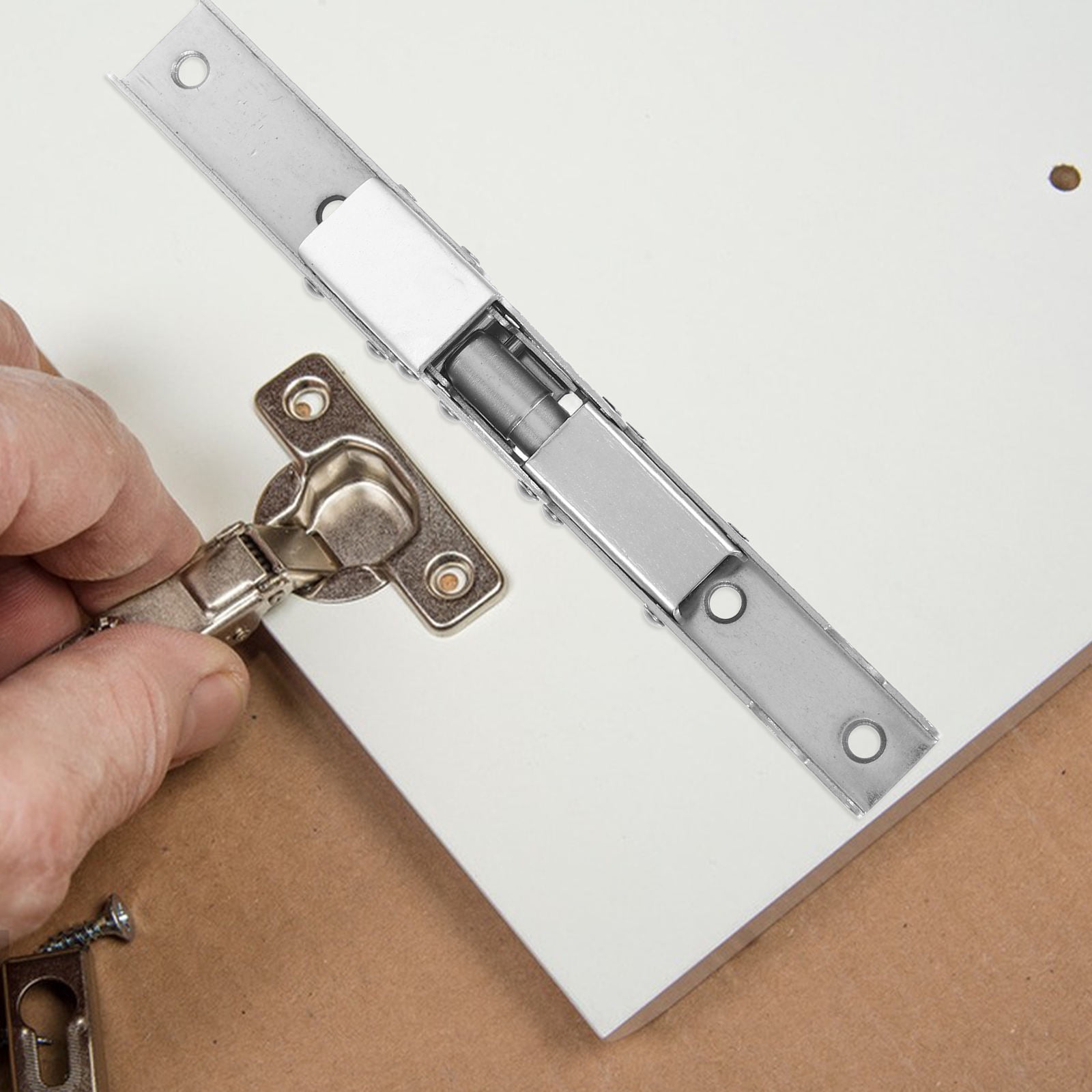 HOMEMAXS 2pcs Folding Hinge Furniture Brackets Laundry Cabinet Hinges ...