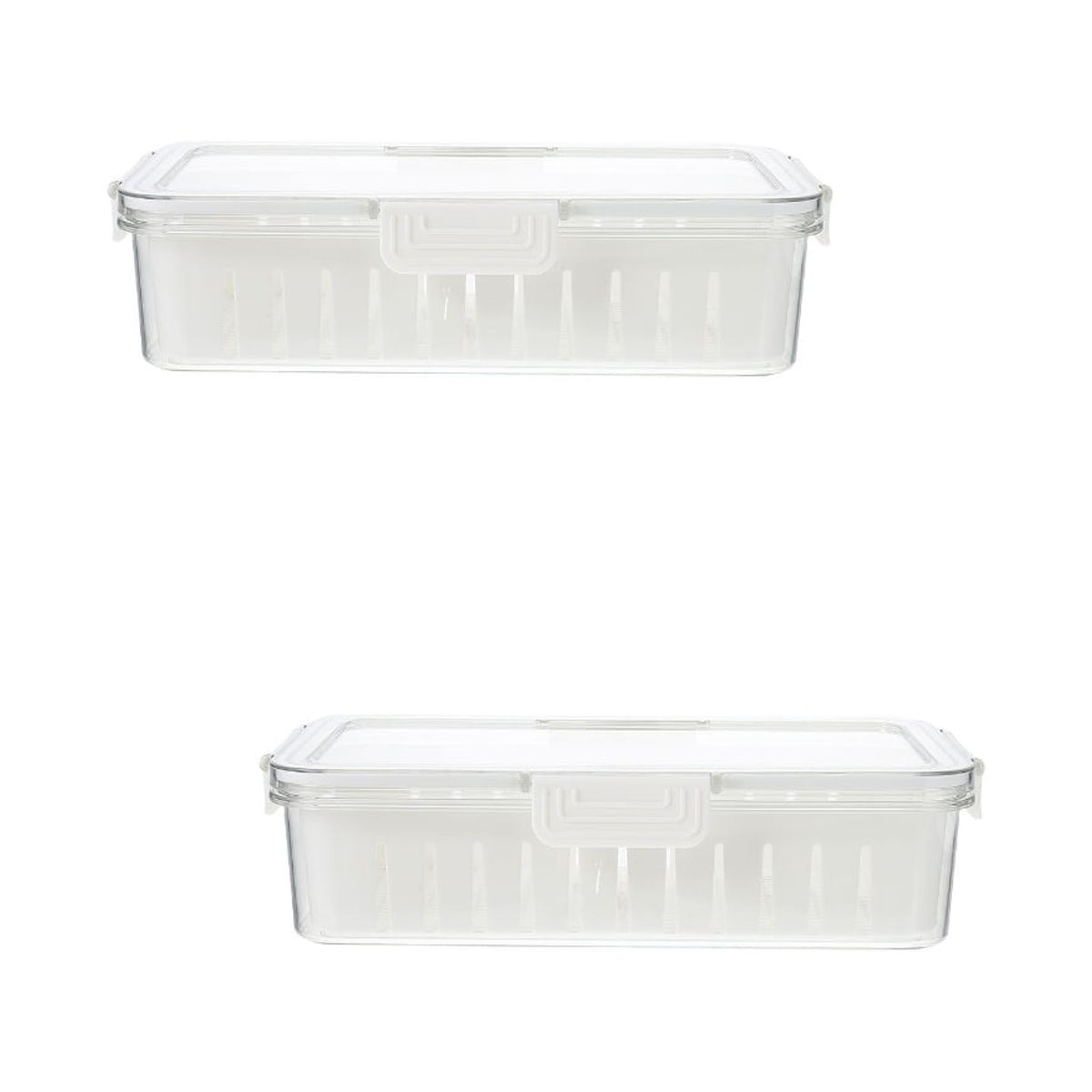 HOMEMAXS 2pcs Fridge Vegetables Box Food Preservation Box Fresh Keeping ...