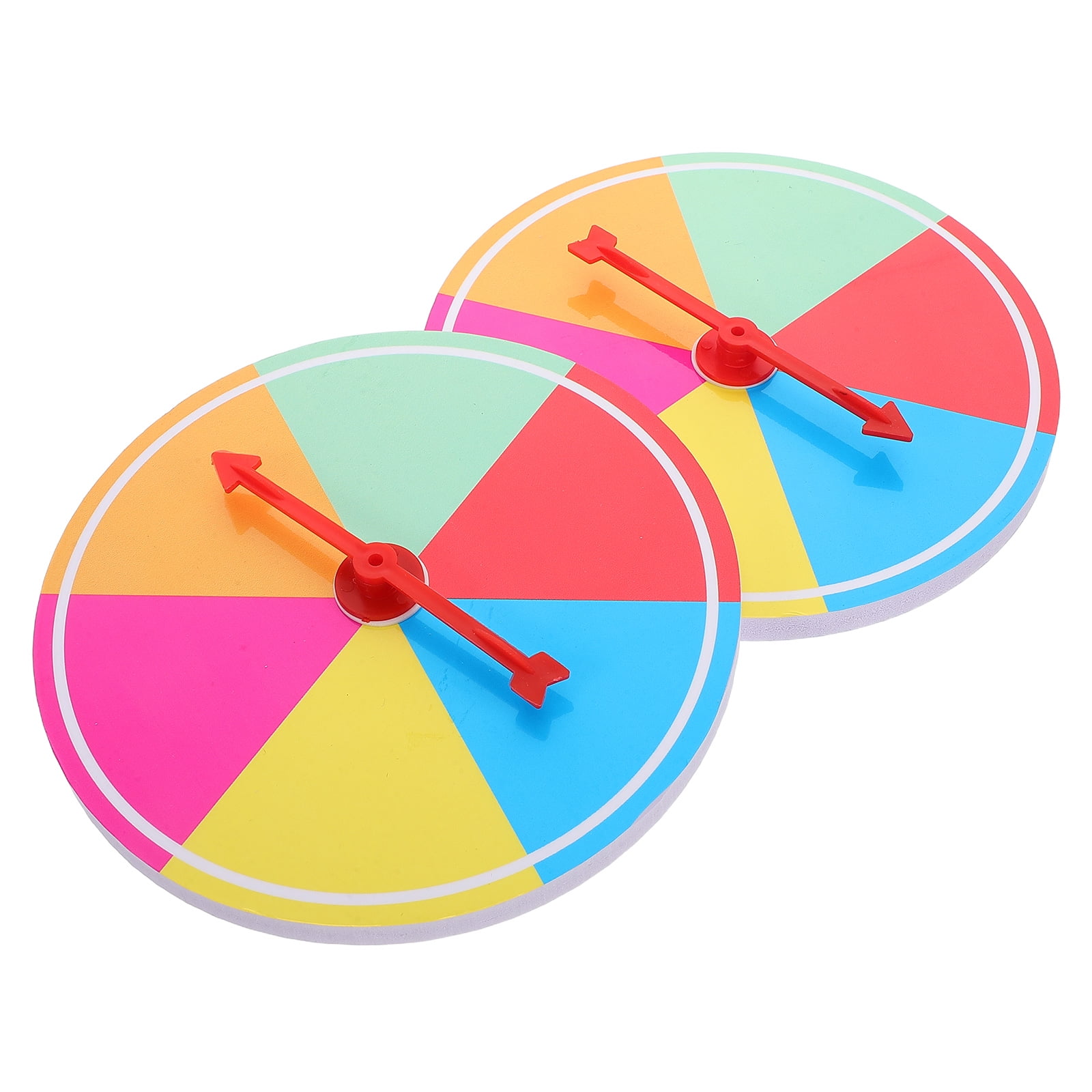 HOMEMAXS 2pcs Game Spinner Wheel Blank Math Game Spinner Board With ...