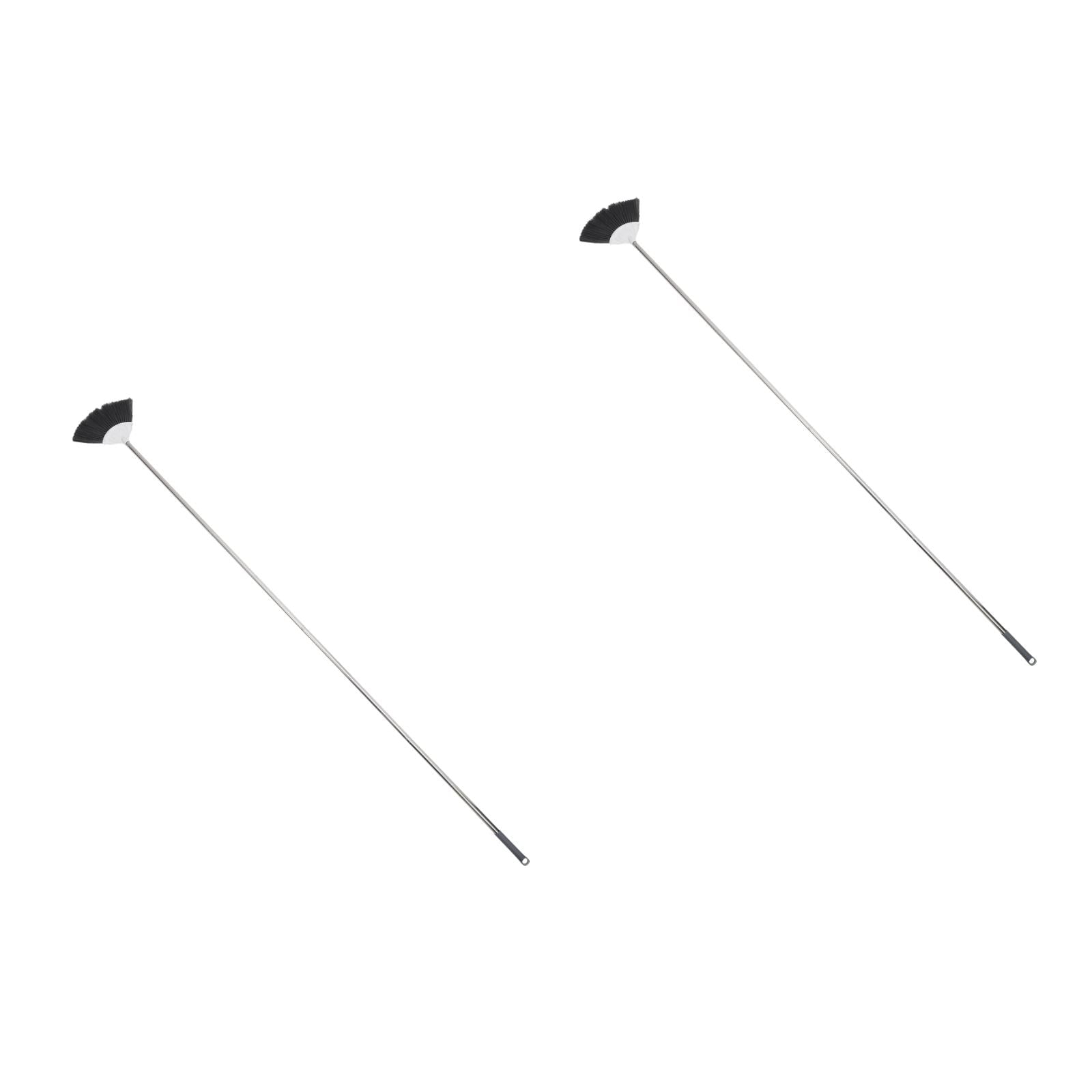 HOMEMAXS 2pcs Garbage Shovel Trash Sweeping Broom Stoop Broom Metal ...