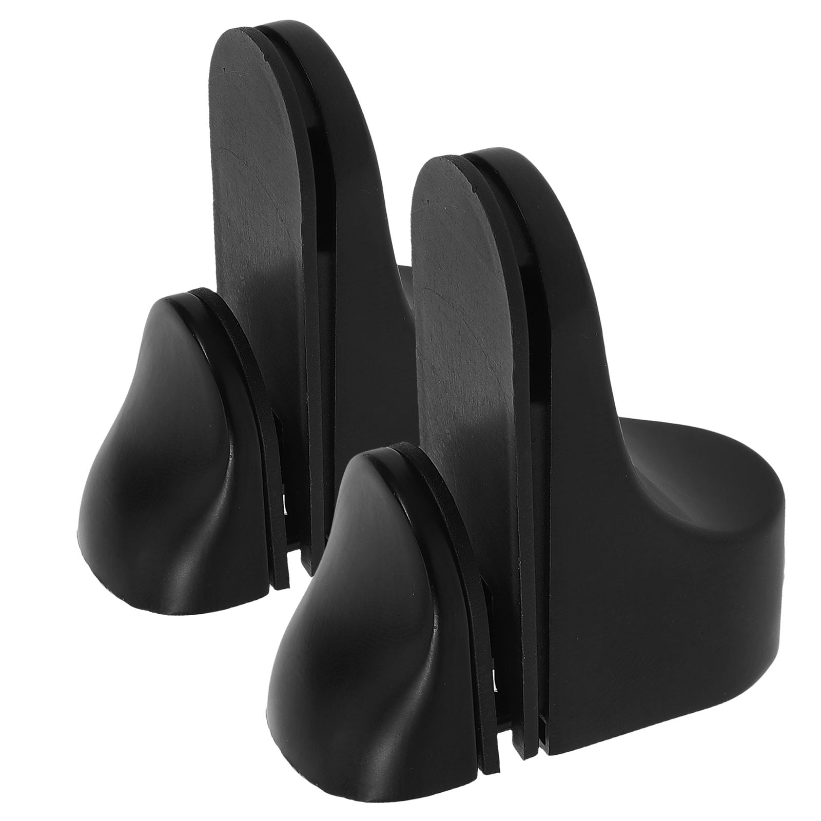 HOMEMAXS 2Pcs Mirror Hanger in Black Zinc Alloy for Frameless Mirror ...