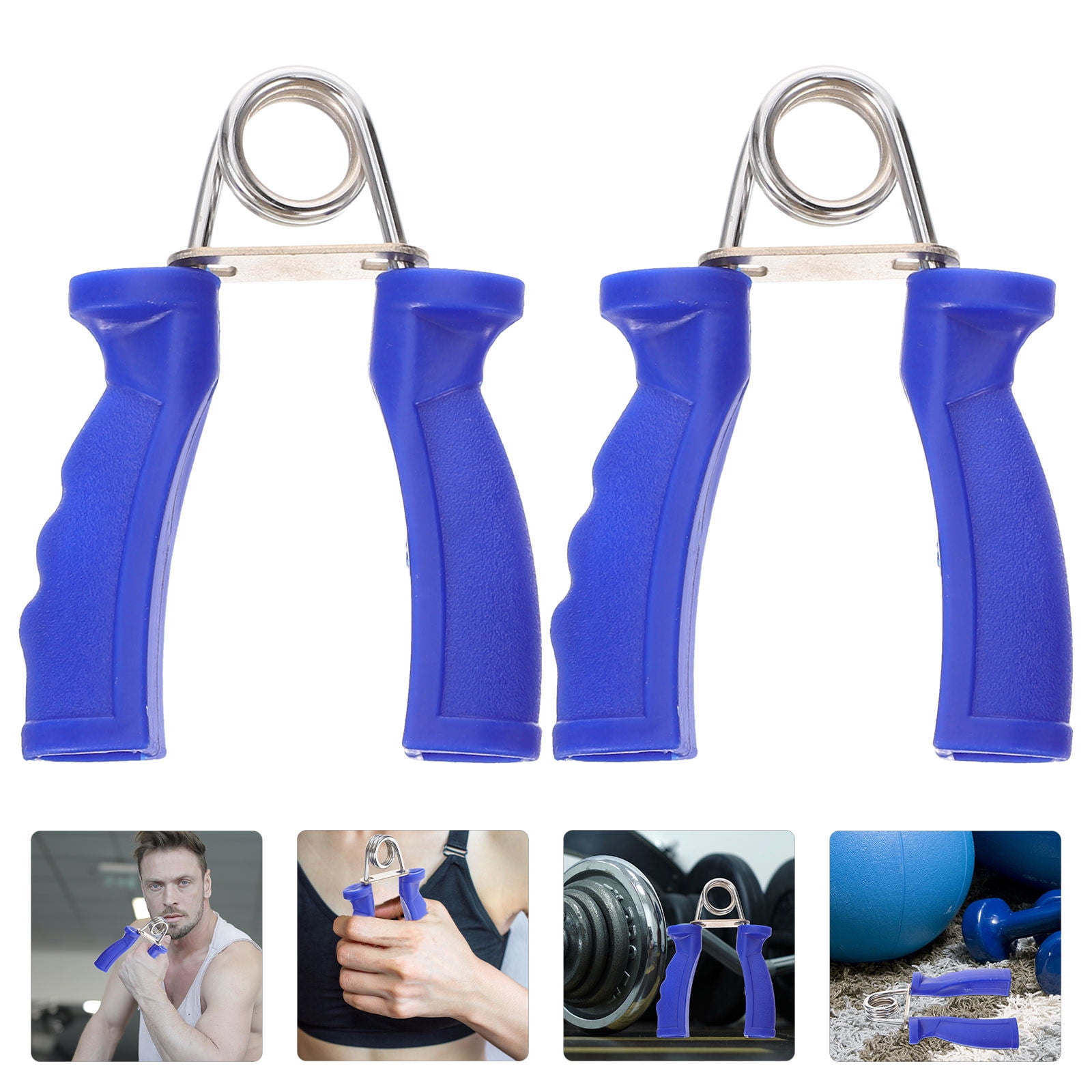 HOMEMAXS 2pcs Hand Grip Strengthener Finger Exerciser Fitness Fingers ...