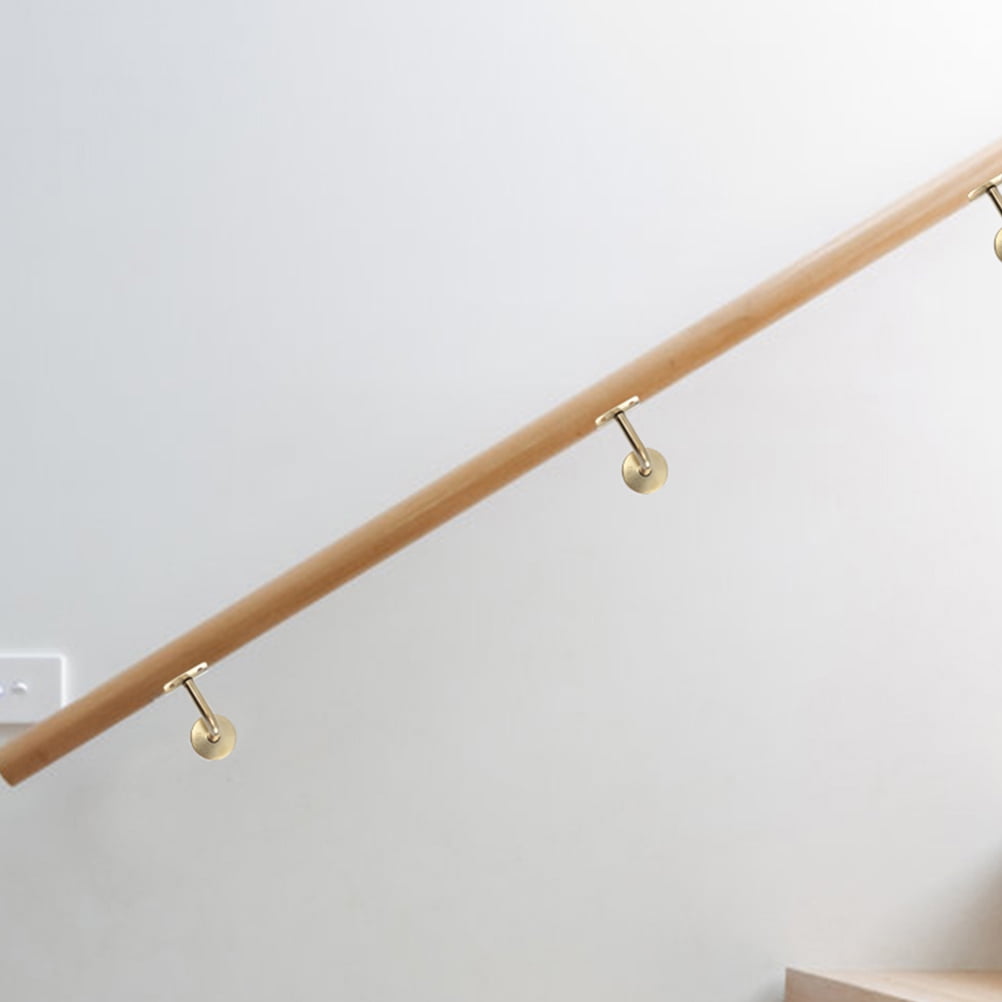 HOMEMAXS 2pcs Handrail Brackets Indoor Stair Railings Stainless Steel ...