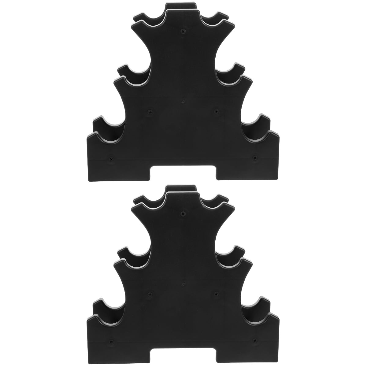 HOMEMAXS 2pcs Heavy Duty Dumbbell Holder Dumbbell Placement Rack ...