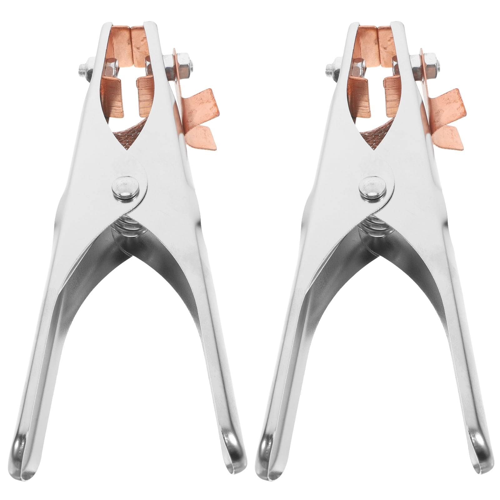 2pcs Heavy Duty Grounding Clamp Metal Welding Machine Manual Welder ...