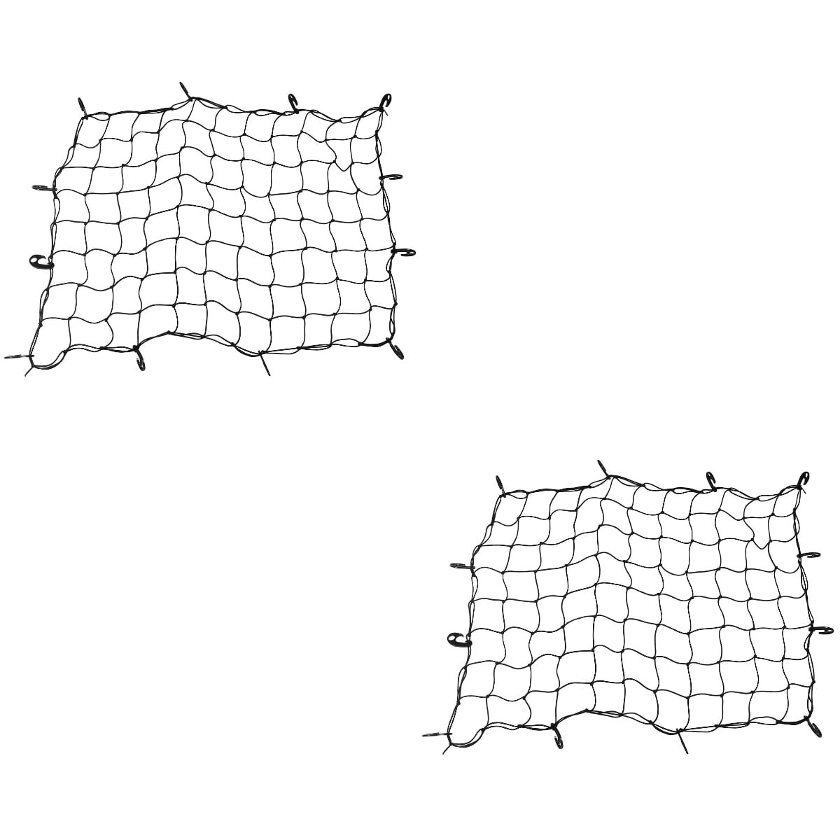 HOMEMAXS 2pcs Heavy Duty Stretchable Latex Bungee Cargo Net 120*90cm ...