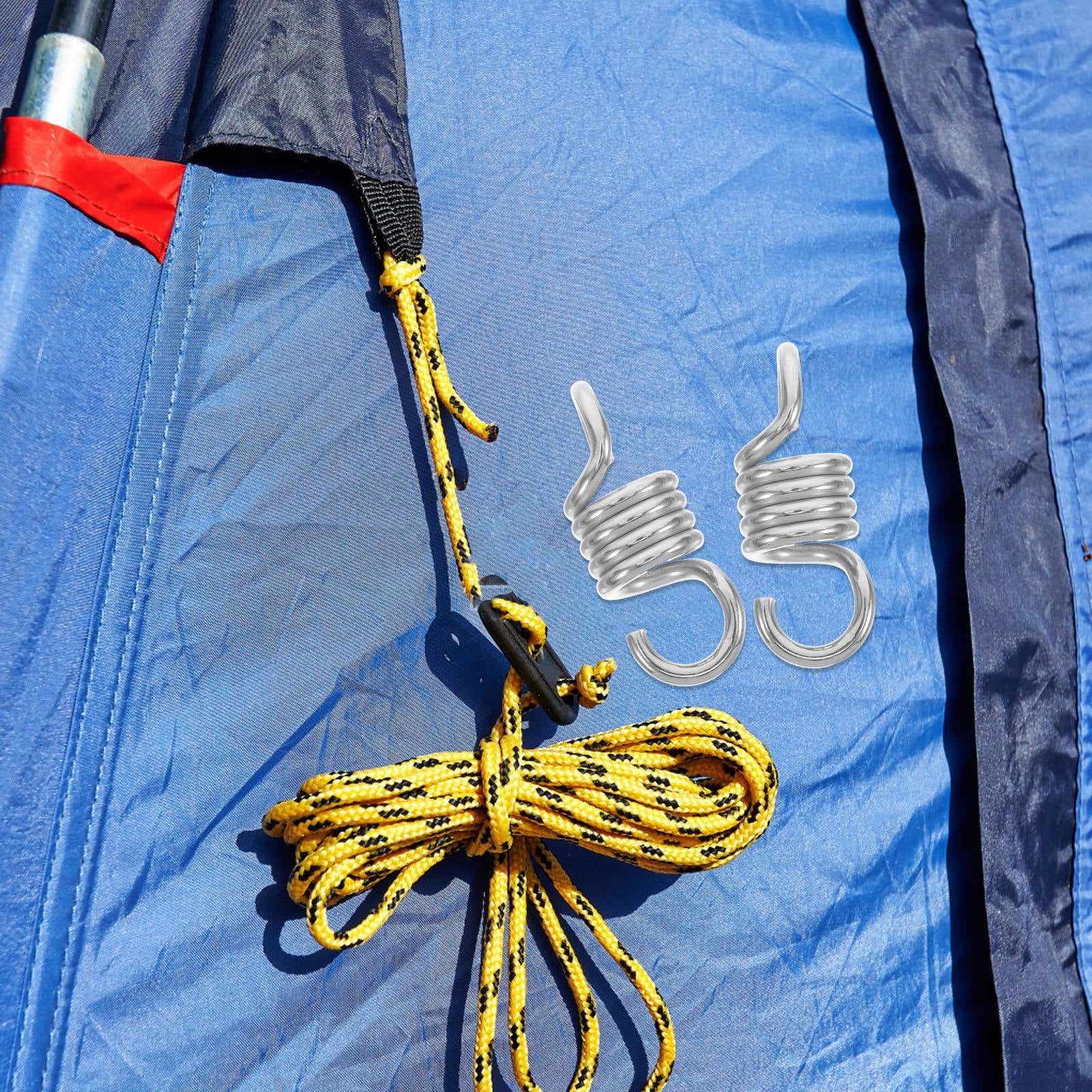 HOMEMAXS 2pcs Heavy Duty Swing Springs For Hammock Chair Porch Swing ...