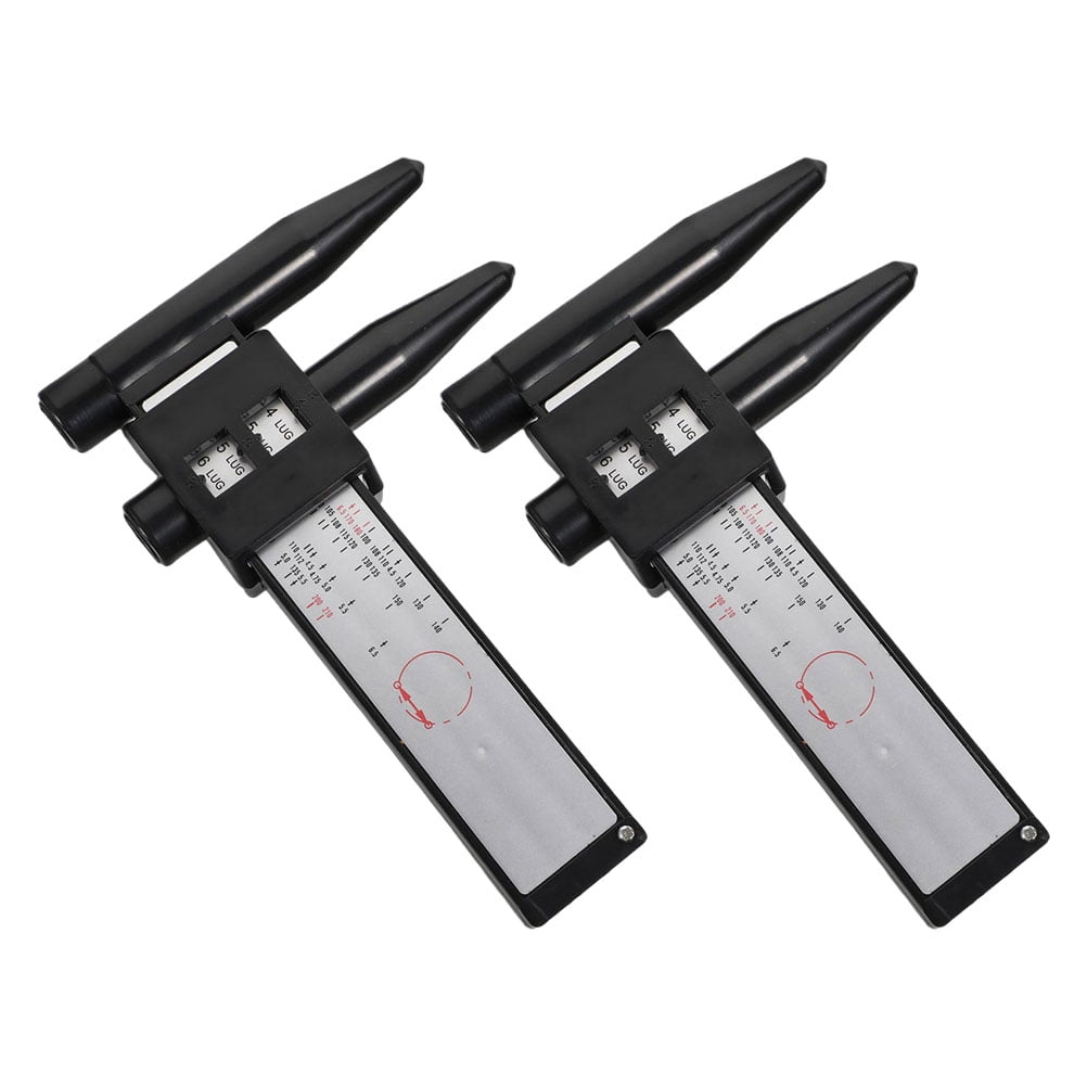 HOMEMAXS 2pcs Hub Diameter Ruler Precise Rim Sizing Gauge Wheel Hub ...